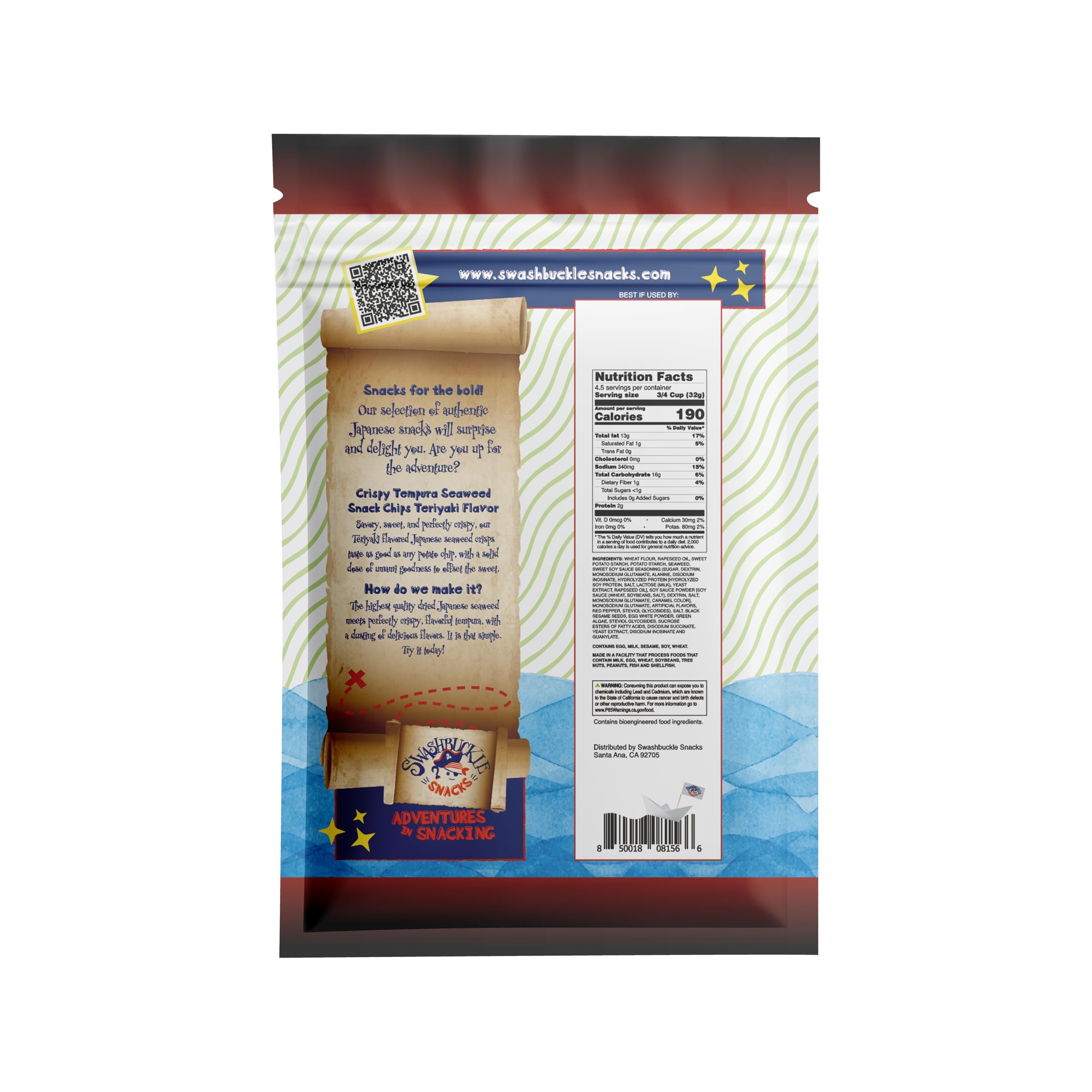 Snapklik.com : Japanese Tempura Seaweed Chips, Noriten Teriyaki Flavor ...
