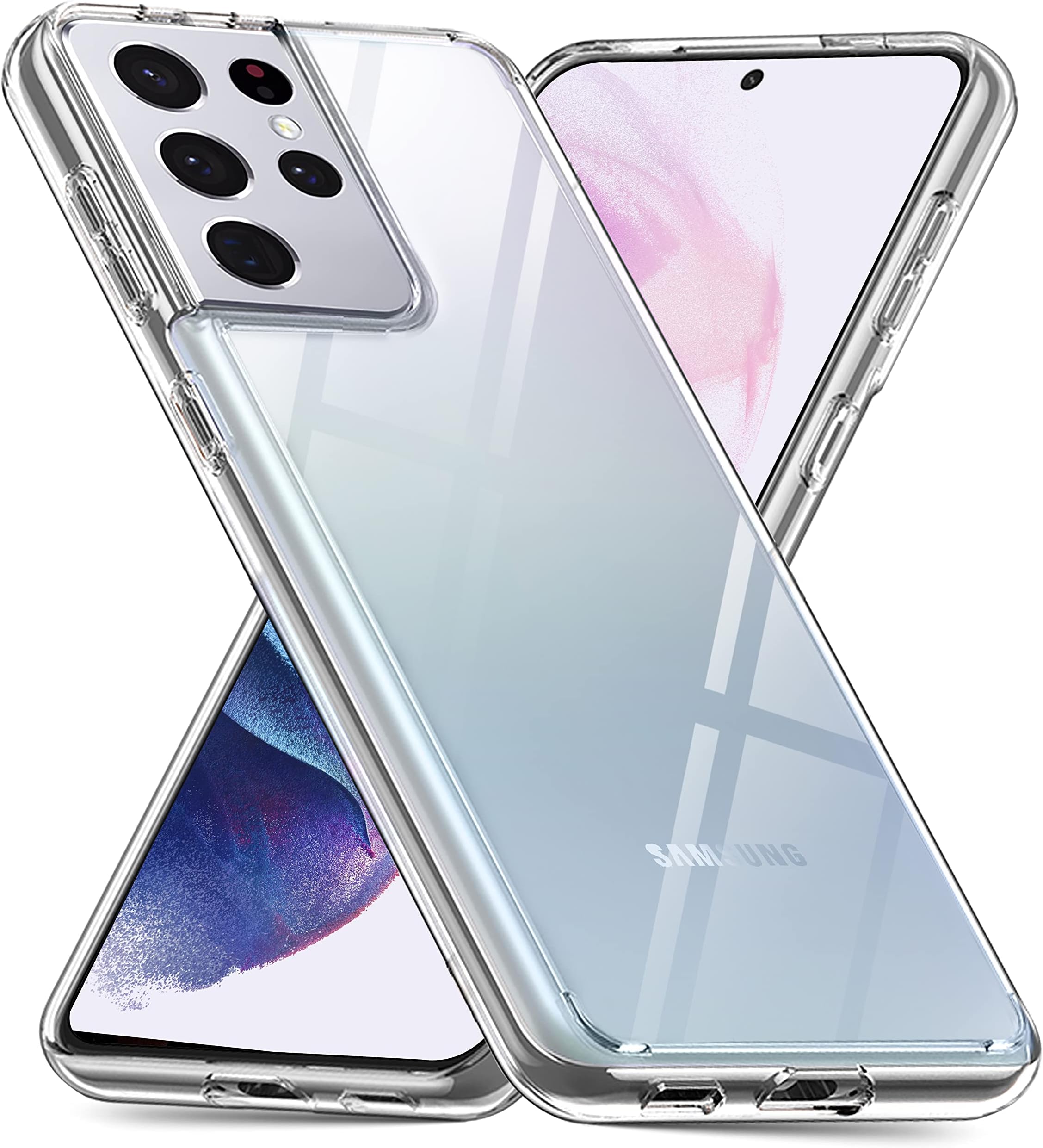 ESR Slim Soft Flexible Polymer Back Cover Compatible for Samsung Galaxy ...