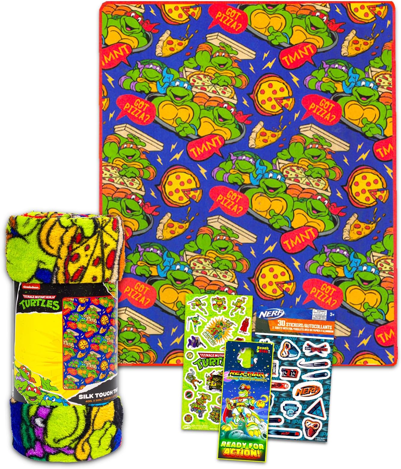 Amazon.com: Teenage Mutant Ninja Turtles Musical Warm, Plush, Throw ...