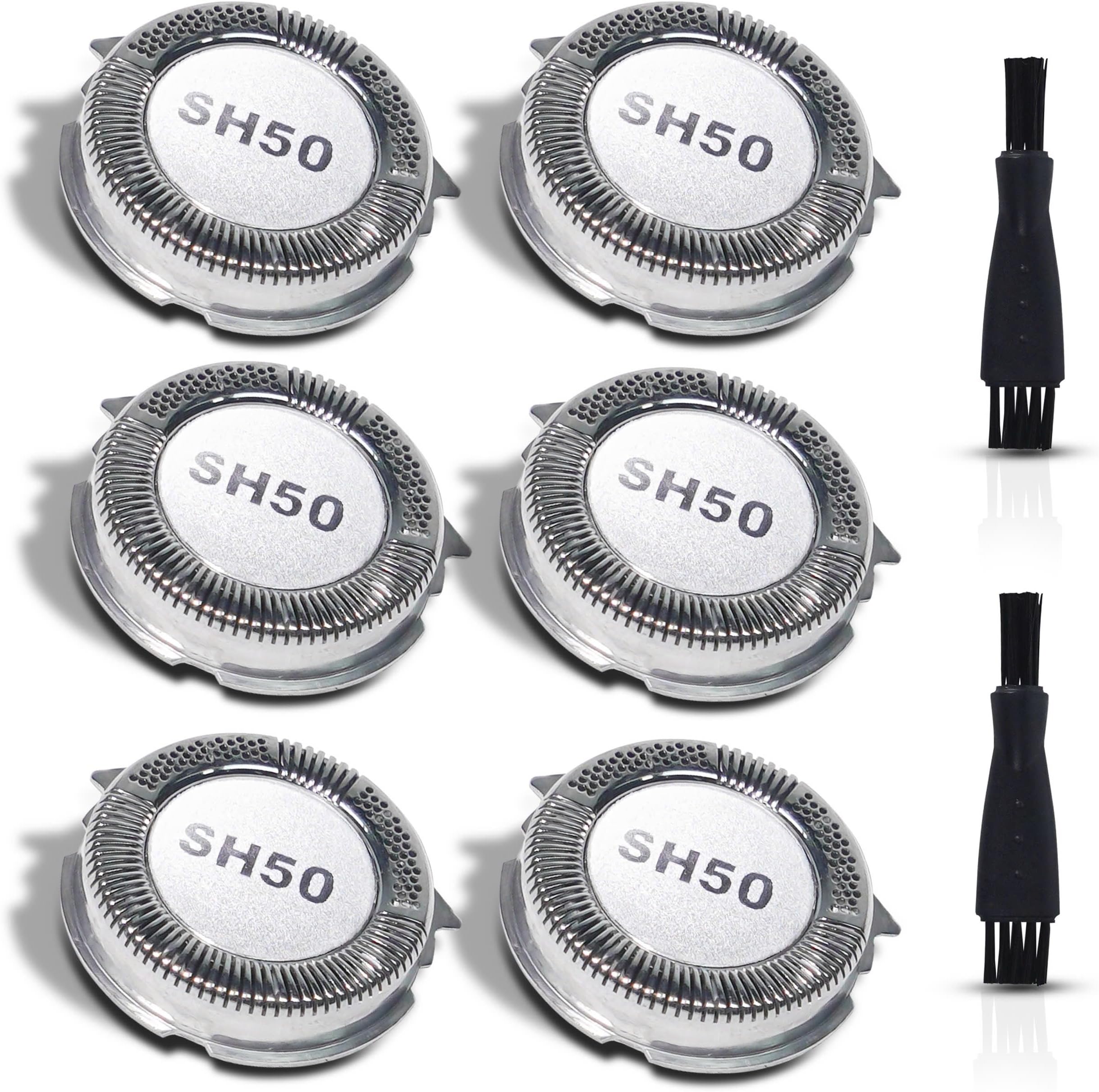 Amazon.com: 3Pcs Double Blades Shaving Head for Phillips Norelco SH50 ...