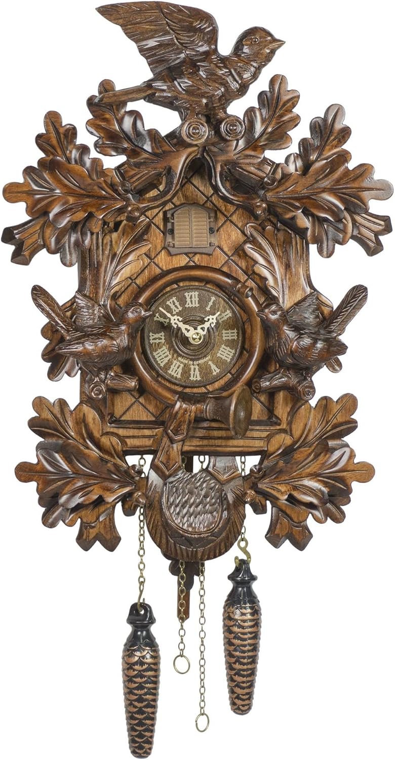 Amazon.com: Trenkle Quartz Cuckoo Clock 3 Birds TU 367 Q : Home & Kitchen