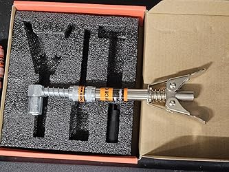 Amazon.com: THINKWORK Grease Gun Coupler Set, Double Handle Extra Reach ...