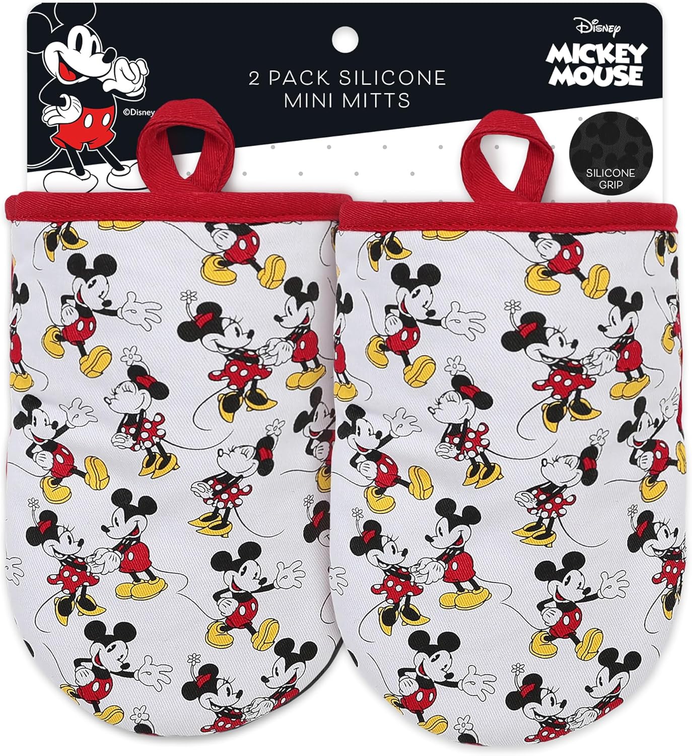 Amazon.com: Disney Oven Mitts - 5.5” x 7.5” Heat-Resistant Mini Oven ...