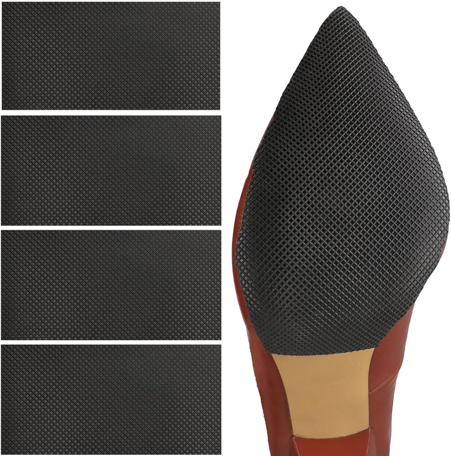 Amazon.com: Black Non Slip Shoe Pads | Anti-Skid Shoe Treads for Men's ...