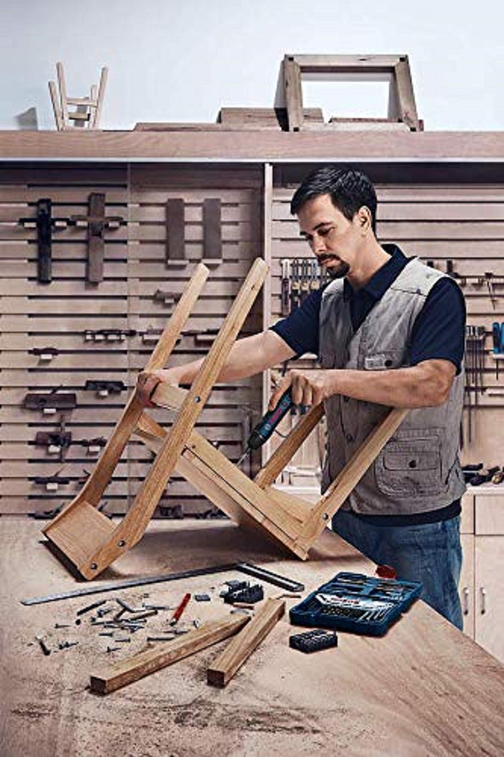 Bosch Professional Cordless Screwdriver Bosch GO (incl. 25-Piece Bit ...