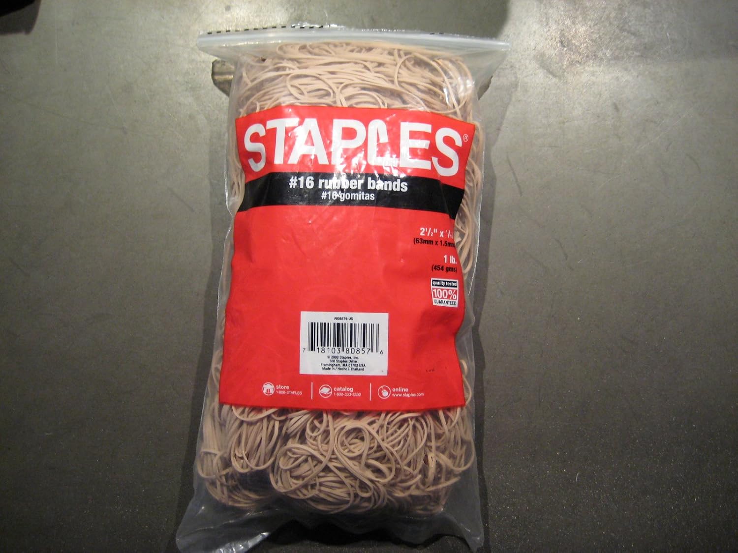 Amazon.com: Staples Rubber Band #16 (1 lb.)