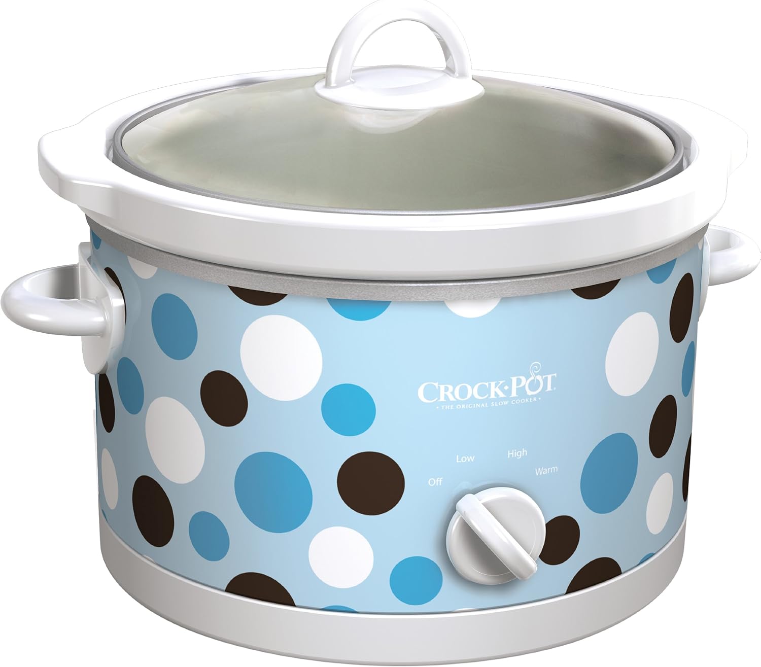 Amazon.com: Crock-Pot SCR450-BP Slow Cooker, 4.5-Quart, Polka Dot ...