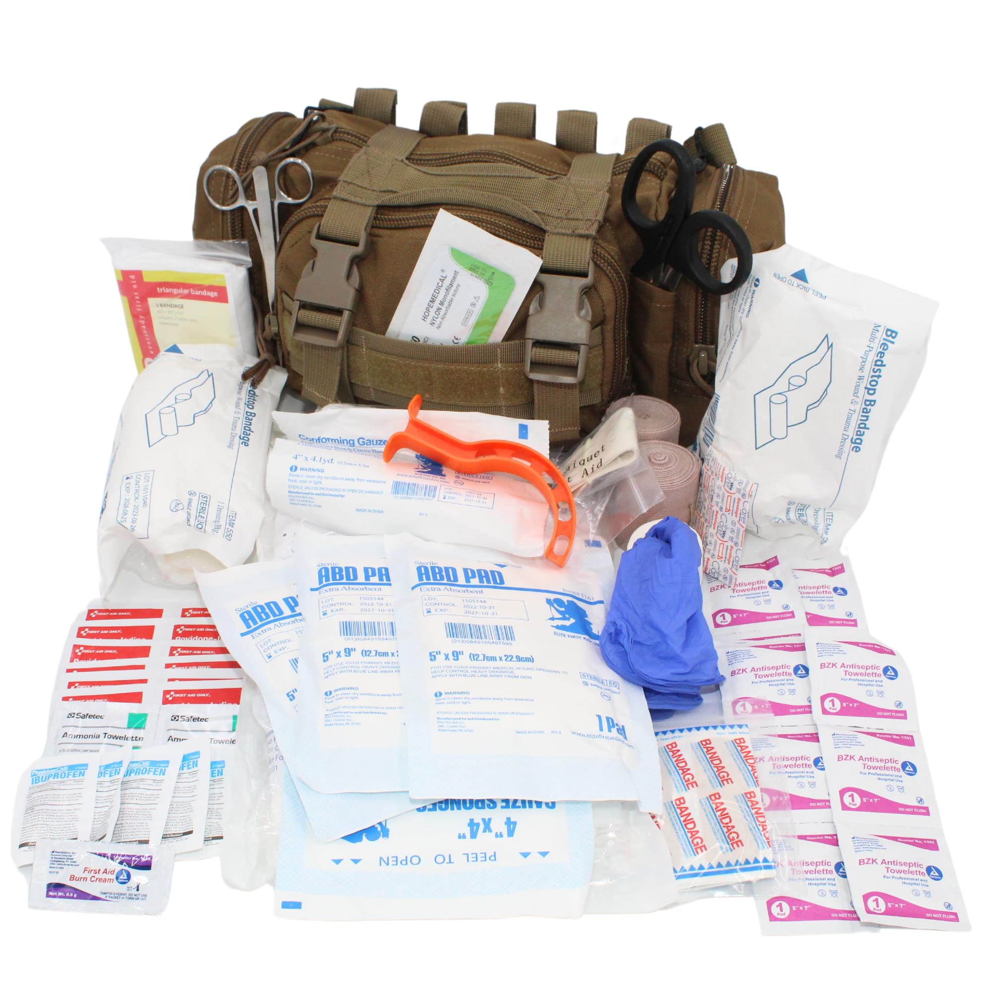 Amazon.com: Luminary OFAK Operator-Fast-Access-Kit Stocked First Aid Kit Grab & Go Bag for Home ...