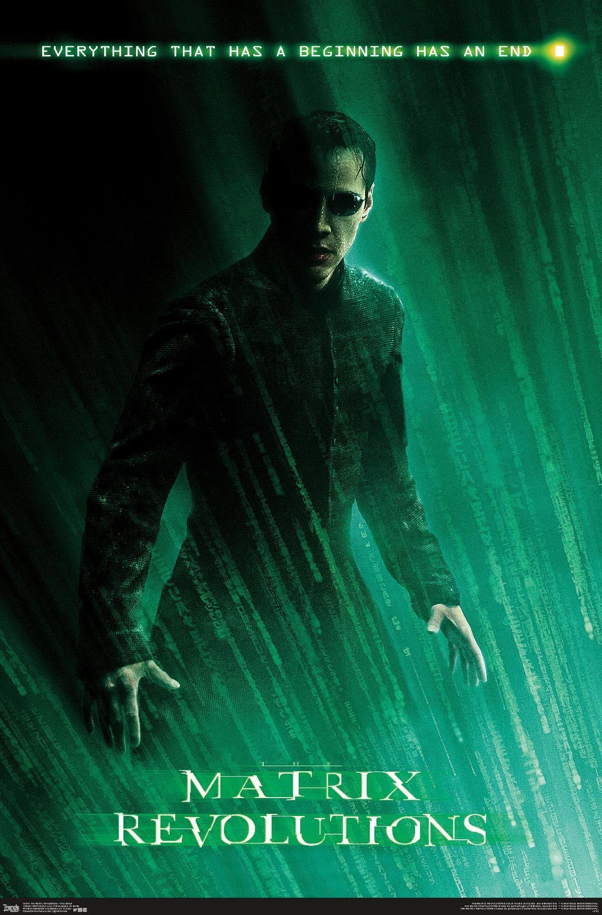 Amazon.com: The Matrix Poster Keanu Reeves Rare HOT New 24x36: Prints ...