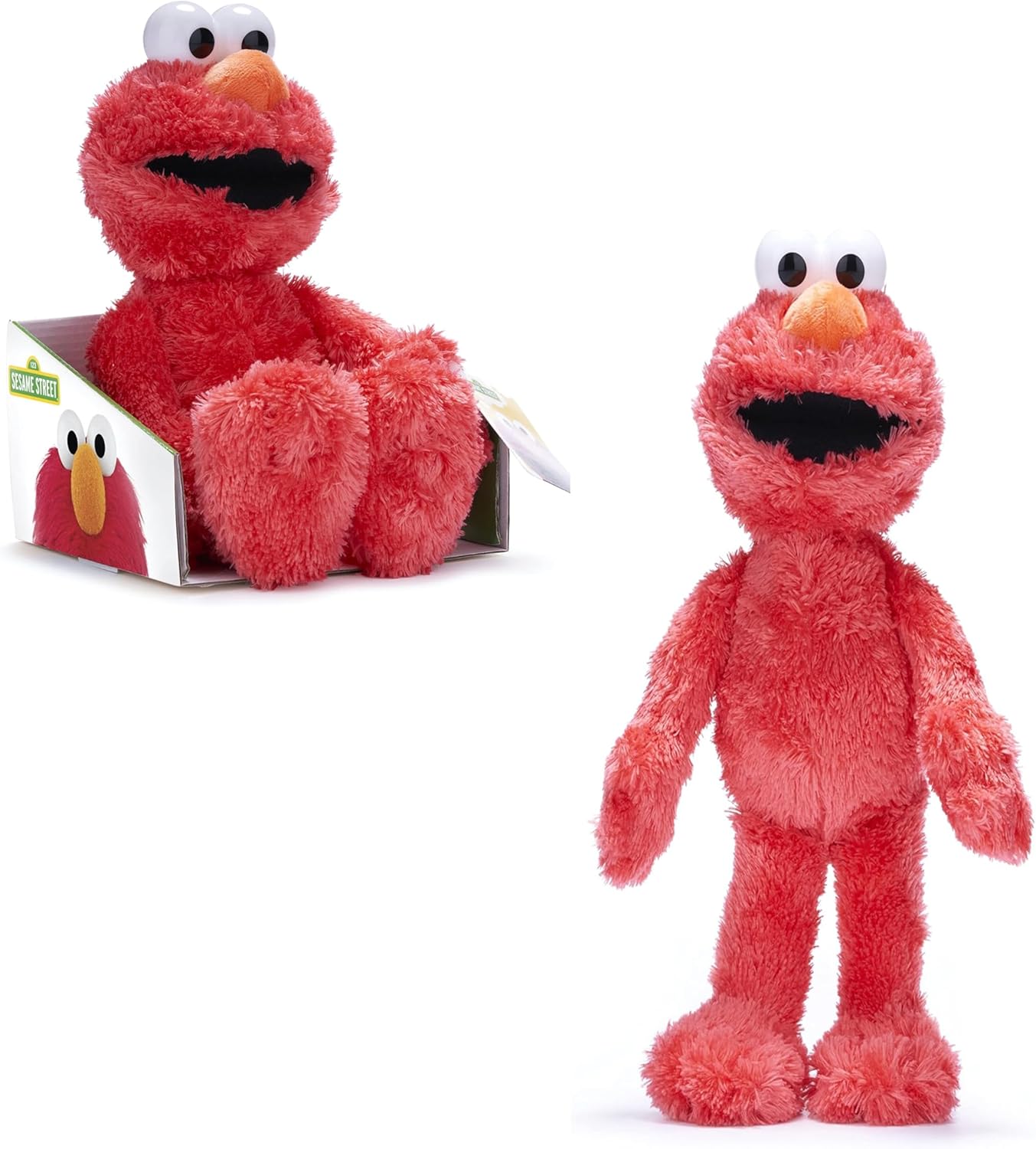 Sesame Street Bee Square Plush Figure Elmo 22 cm : Amazon.co.uk: Home ...