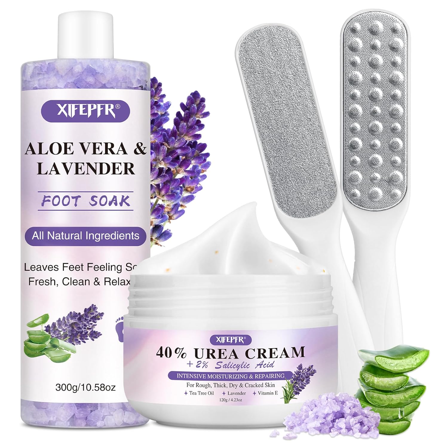 Amazon.com: Xifepfr Foot Soak Set Callus Remover Pedicure Kit - Urea ...