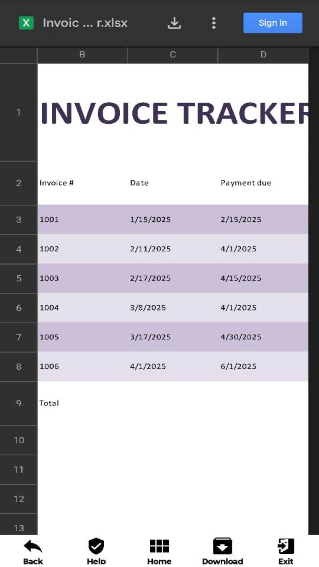 Issue Tracking Excel Sheets - App on Amazon Appstore