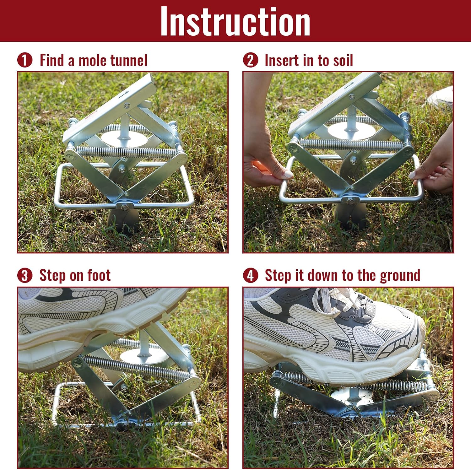 Mole Scissor Traps, Easy Setup Mole Traps That Kill, Philippines | Ubuy