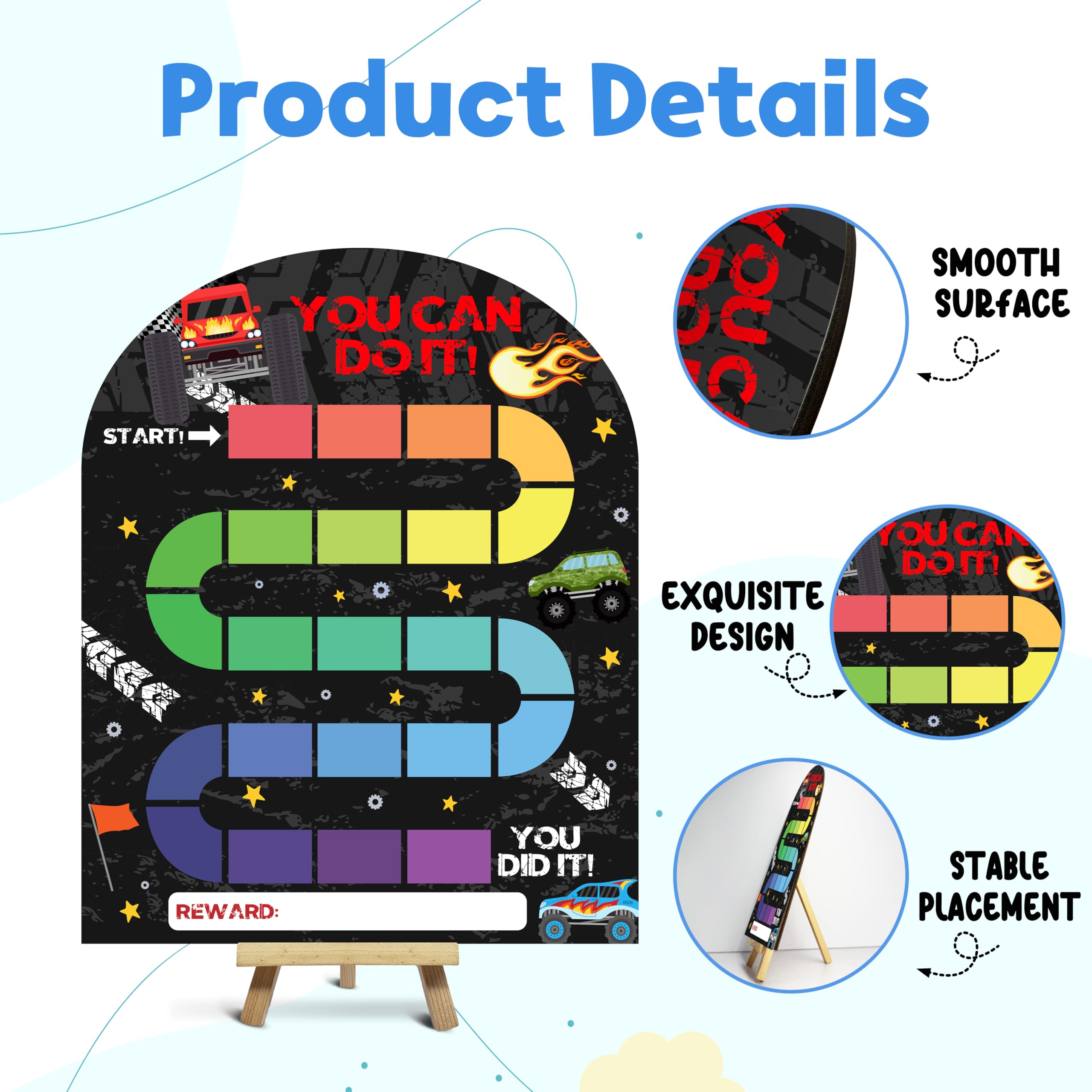 Snapklik.com : Race Car Reward Chart, Behavior Chart For Kids At Home ...
