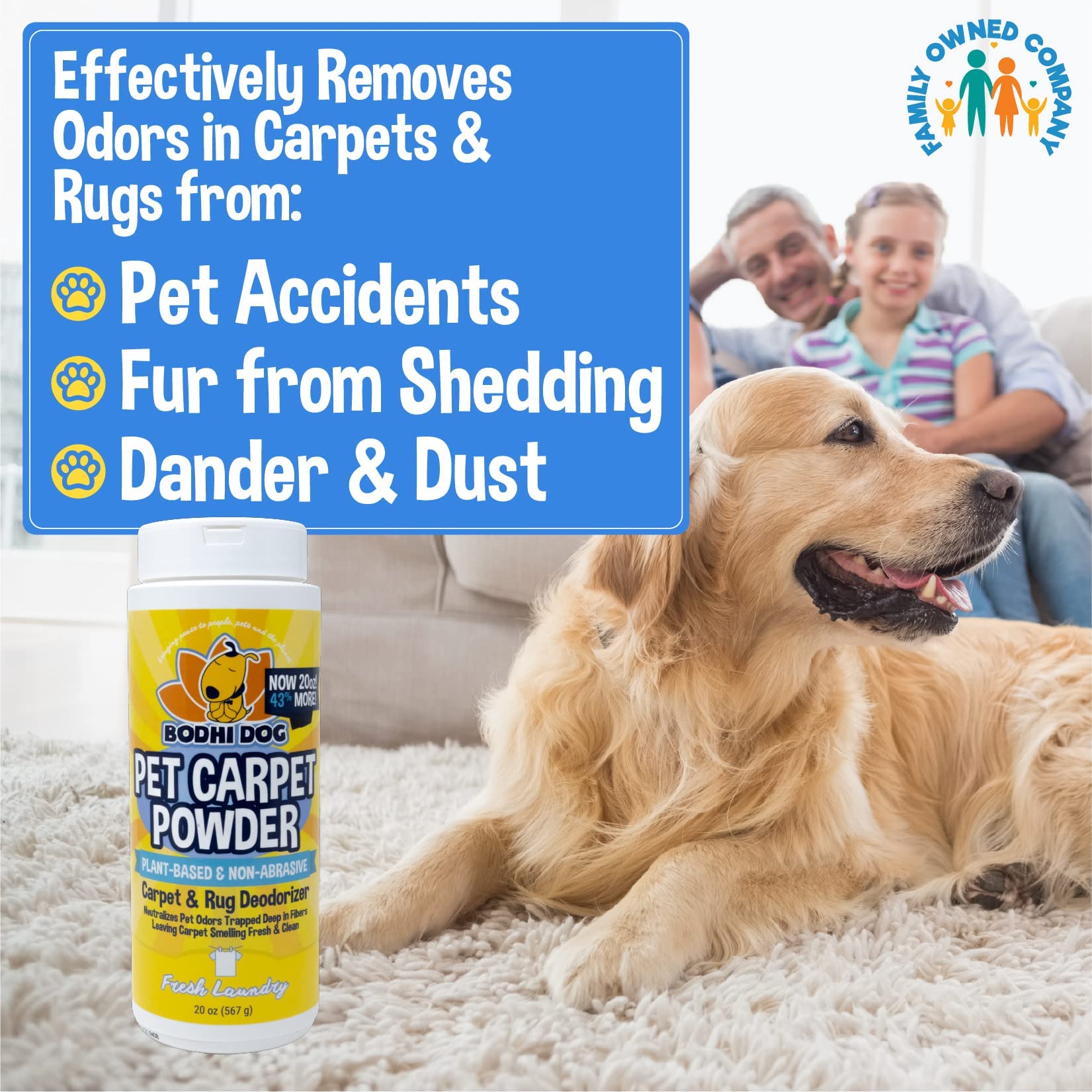 Snapklik.com : Bodhi Dog Natural Dog Odor Carpet Powder Dry Pet Smell ...
