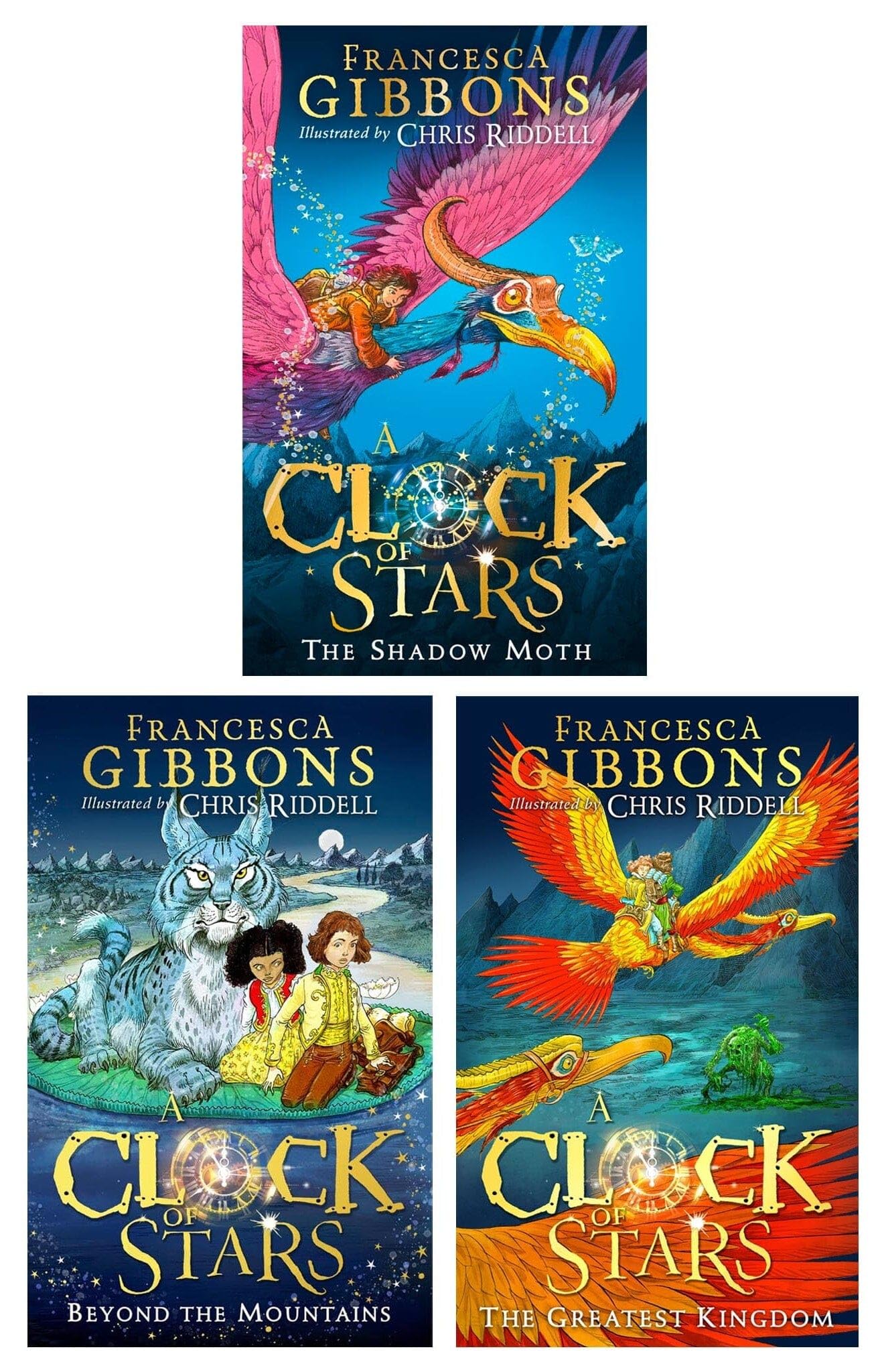 Clock Of Stars By Francesca Gibbons 3 Books Collection Set (A Clock Of ...