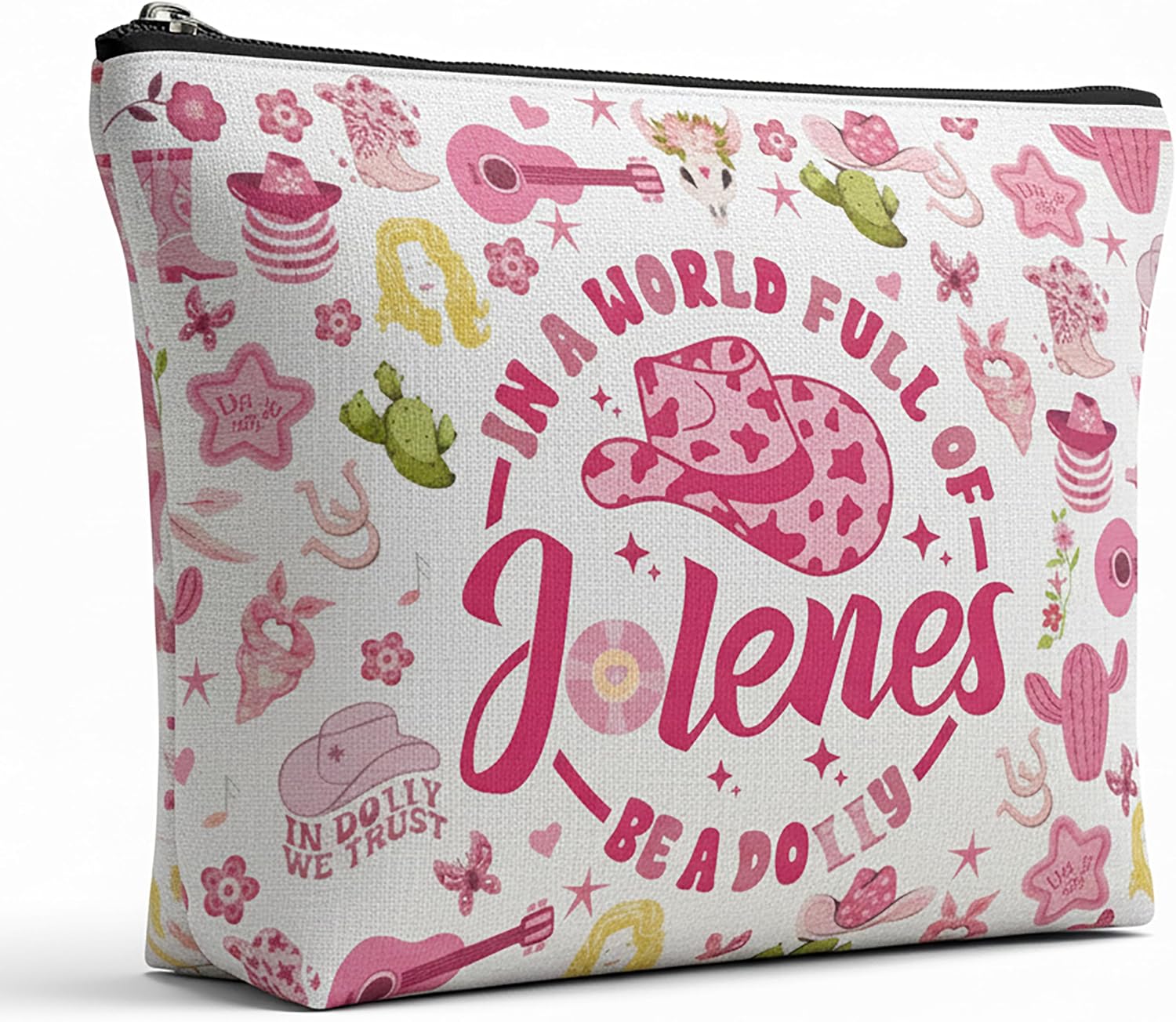 Amazon.com : Wybgno Pink Cowgirls Makeup Bag, Country Music Lover Gift ...