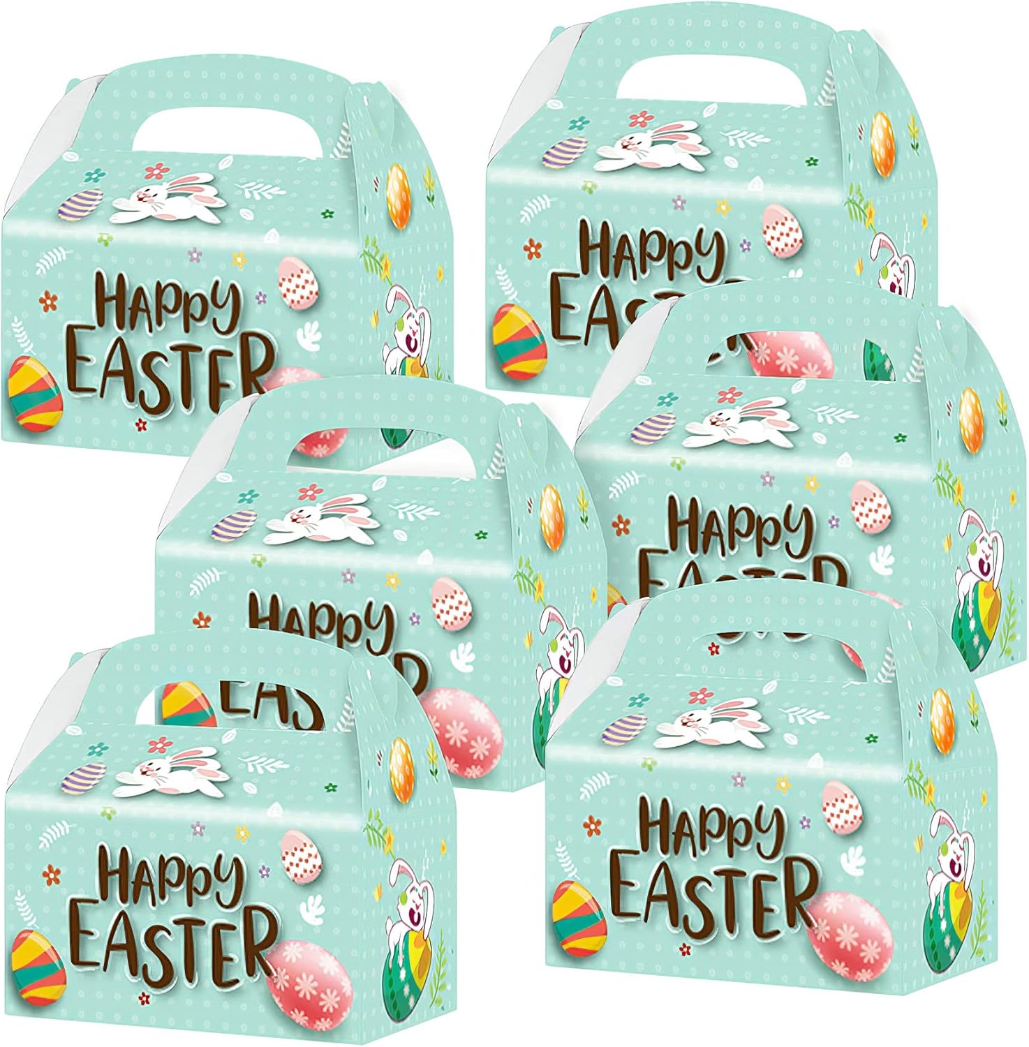 Amazon.com: Easter Treat Boxes, Pack of 12 Easter Bunny Boxes for Candy ...