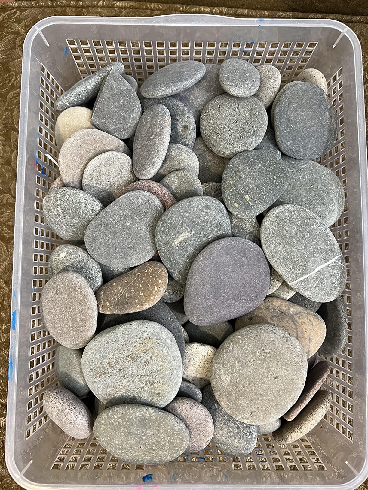 Amazon.com: [About 92 PCS - 100 PCS](18 Pounds) River Rocks,Flat Rocks ...