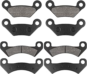 Amazon.com: Front & Rear Brake Pads Compatible with John Deere Gator ...