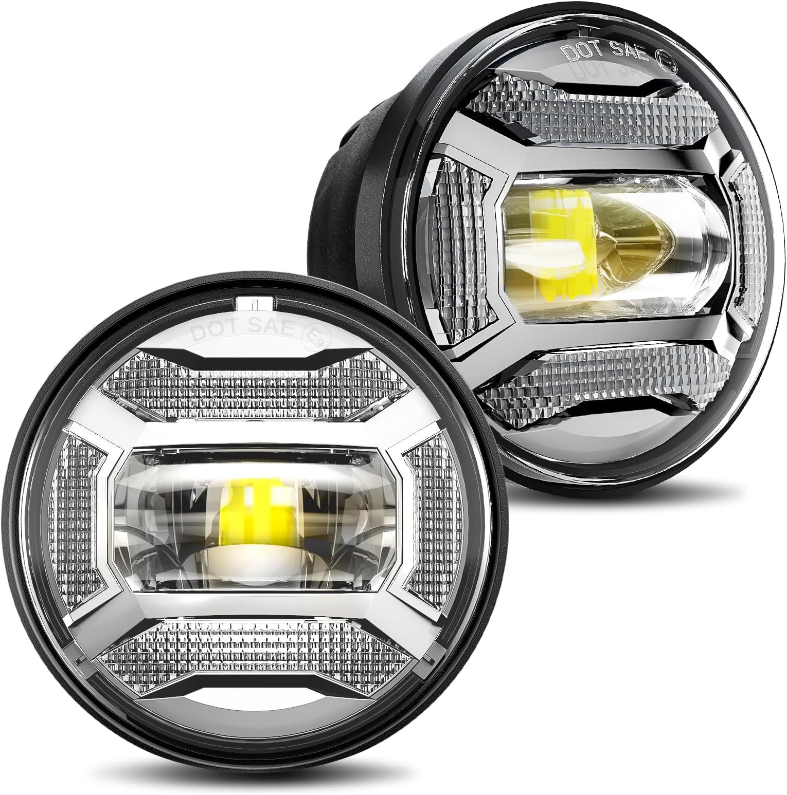 Amazon.com: SKTYANTS 4.5" 4.5 Inch LED Passing Light 30W Fog Lamp LED ...