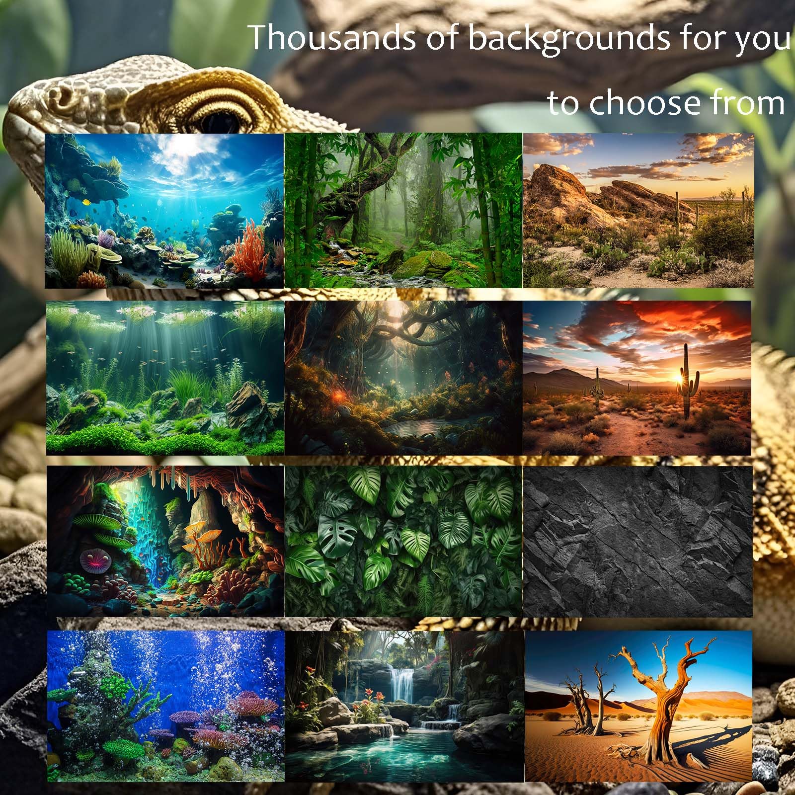 Snapklik.com : Rock Wall Aquarium Background Underwater Turquoise Rock ...