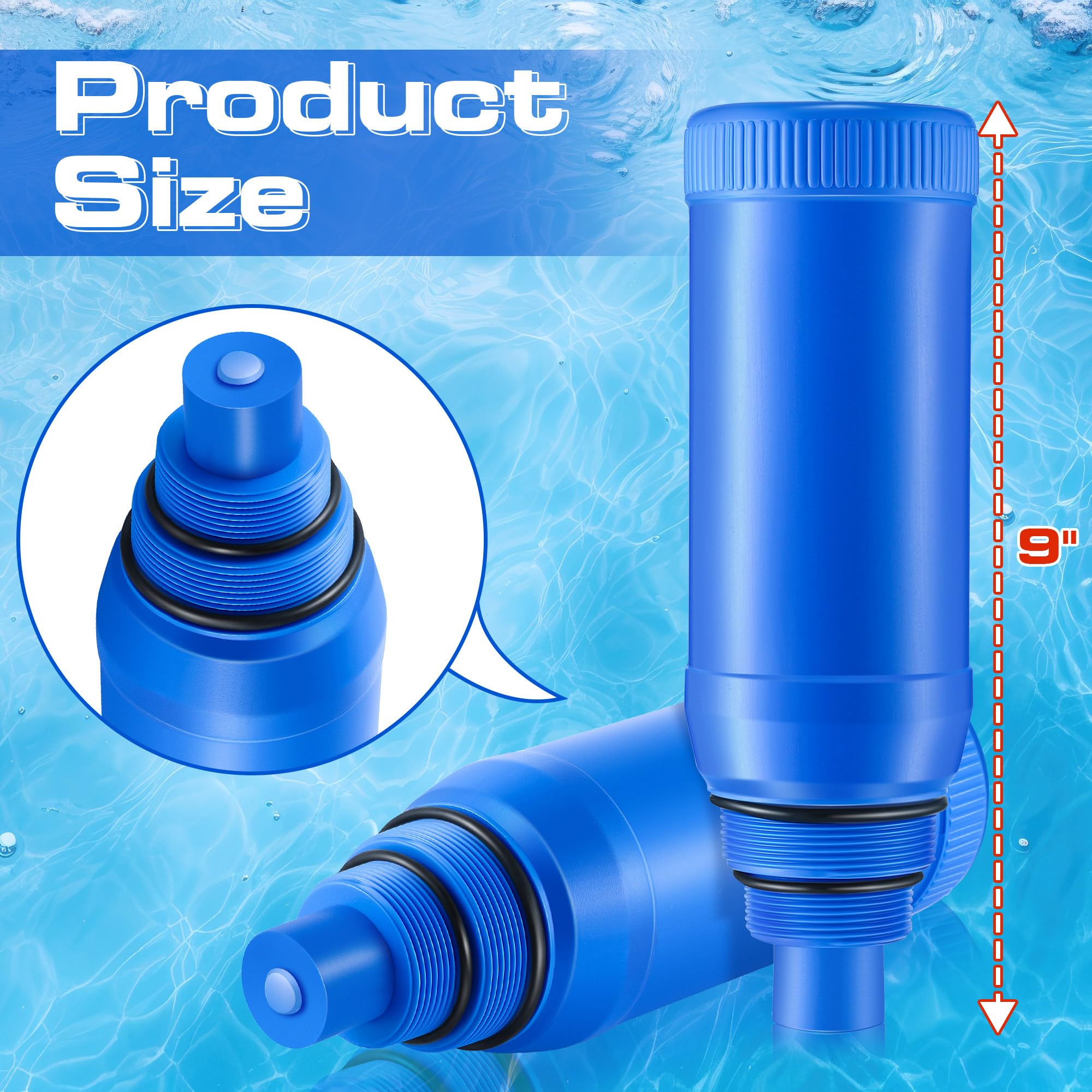 Snapklik.com : Dunkive 2 Pack Pool Skimmer Plug, Guard, Winterization ...