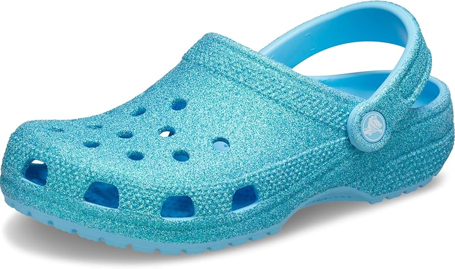 Amazon.com | Crocs Classic Glitter Clogs Tinted Glass Men's 8, Women's ...