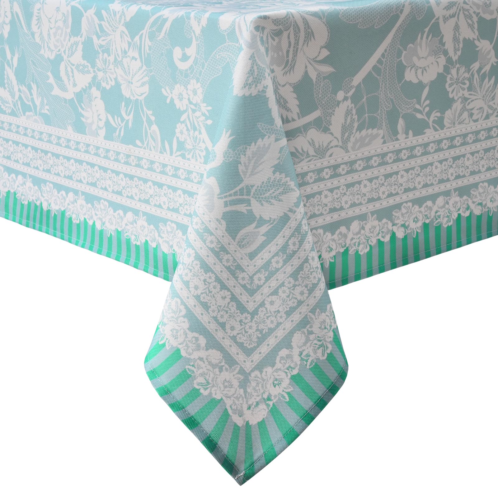 Amazon.com: Alishomtll Square Tablecloth 55x55, Waterproof Spring Table ...