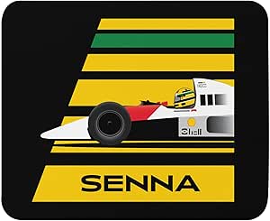 Amazon.com: Ayrton Senna F1 Race Colors Computer Mouse Pad : Office ...