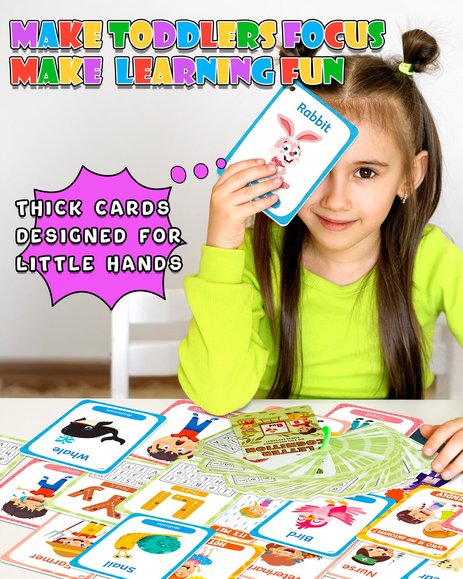 Snapklik.com : Flash Cards For Preschool, Pre K And Kindergarten Set Of ...