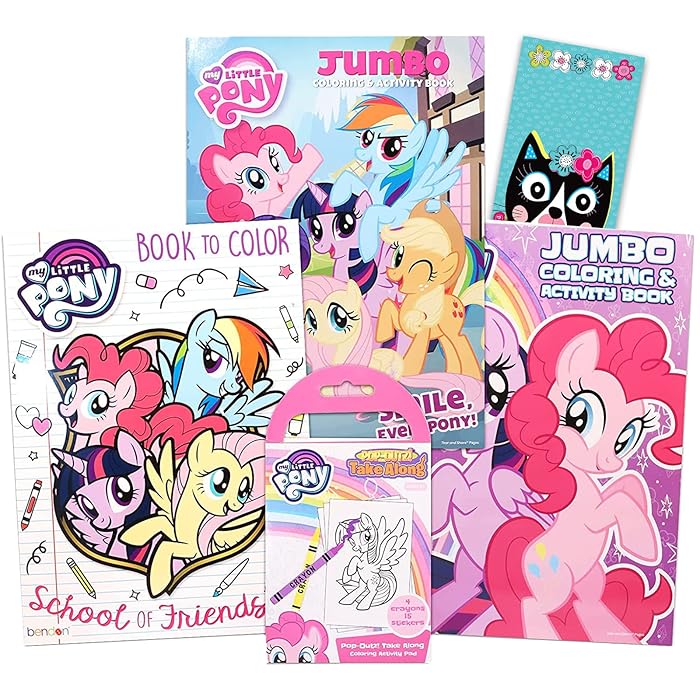 Buy My Little Pony Coloring Book Super Set for Kids - Bundle with 4 MLP ...