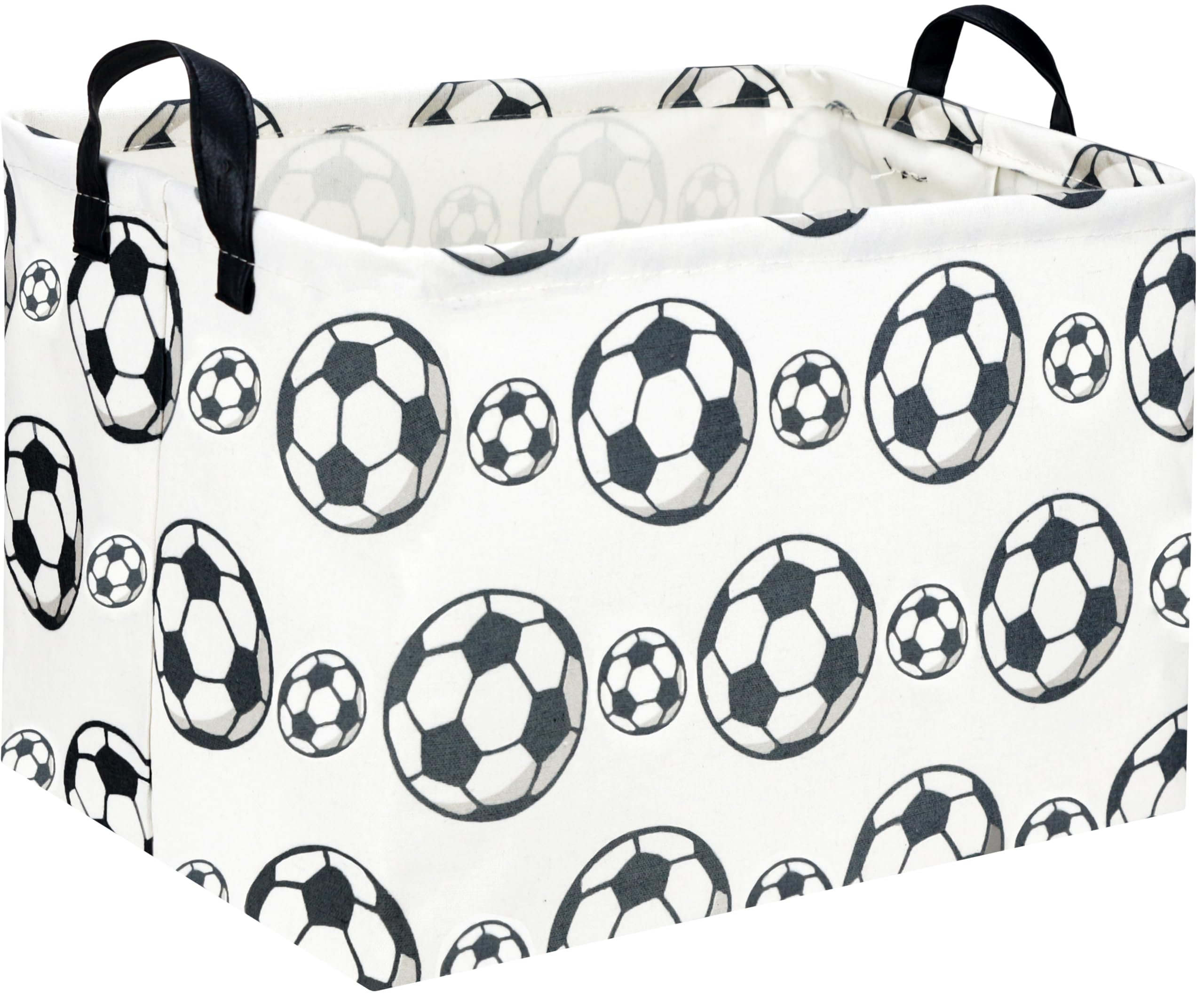 Amazon.com: DDBASKET Rectangular Football Soccer Basket Kids Storage ...