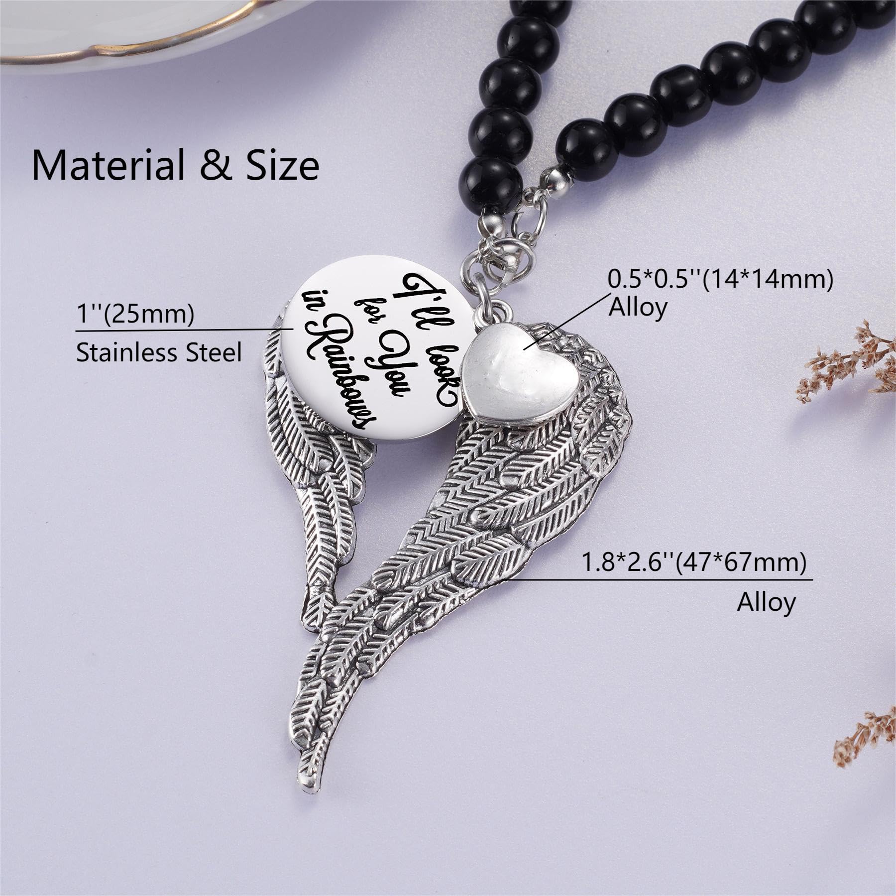 Snapklik.com : Loss Of Father Memorial Car Charm Sympathy Keepsake Dad ...
