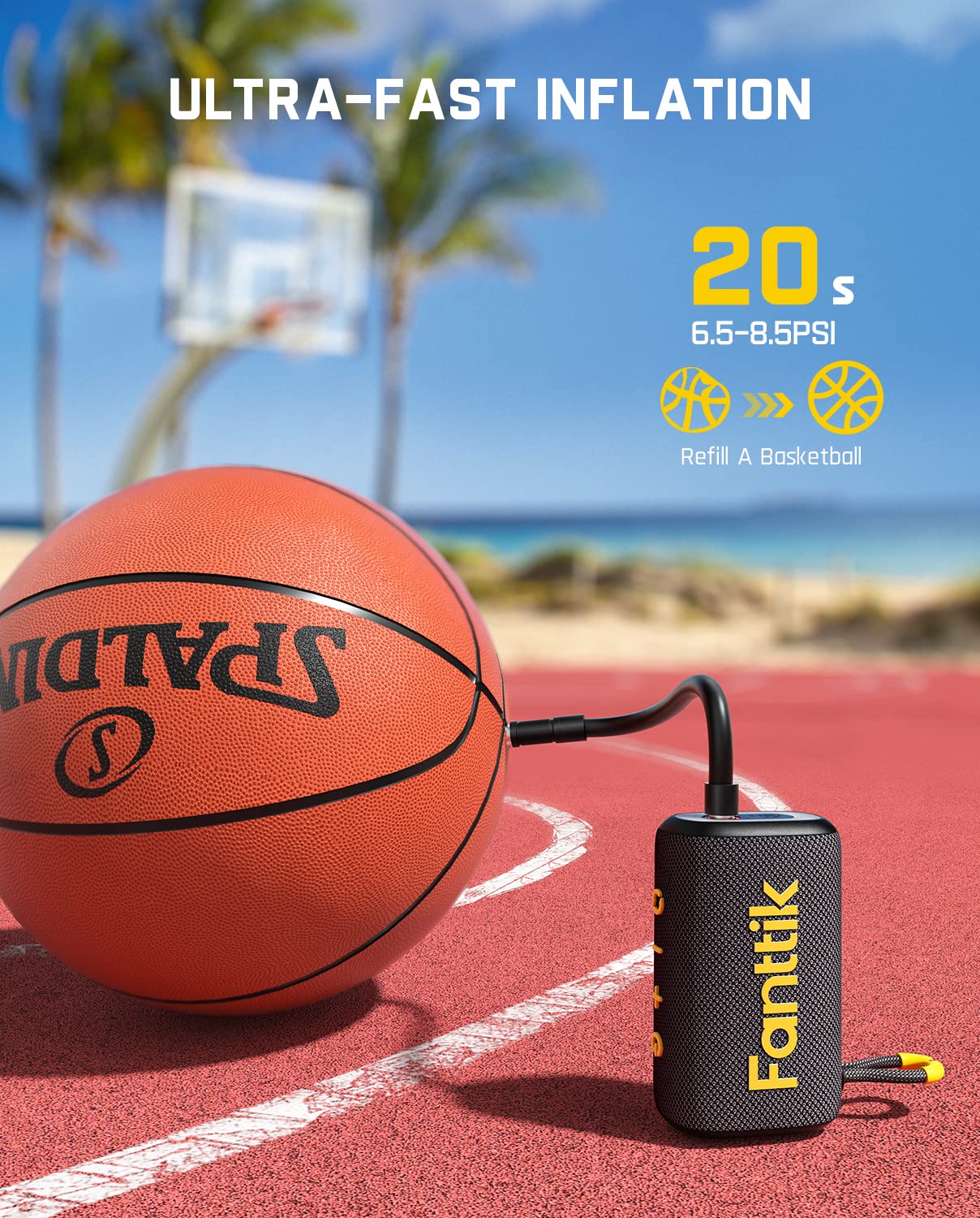 Snapklik.com : Fanttik X8 Nano Electric Ball Pump, Ultra-Fast Inflation ...