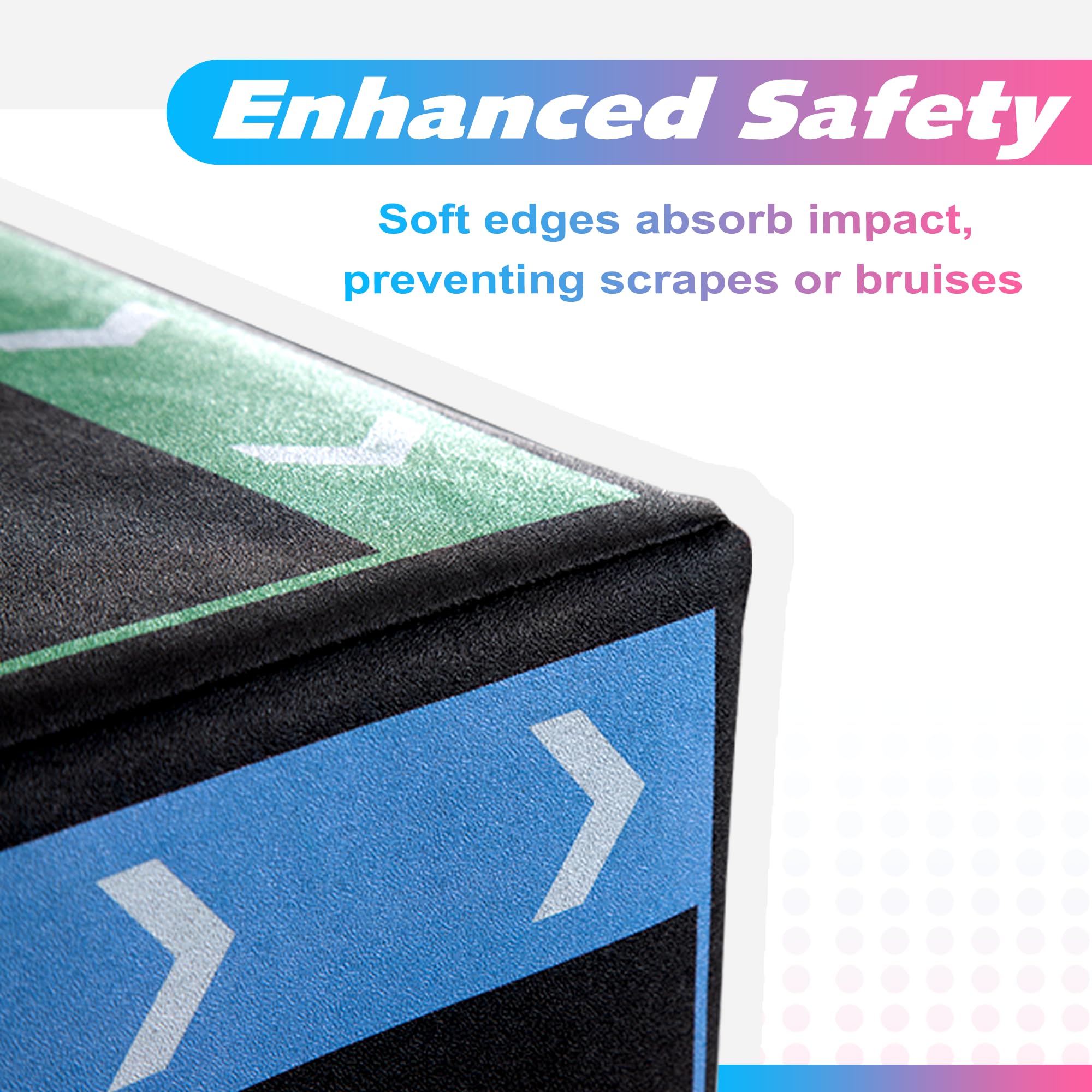 Snapklik.com : Jumping Plyo Box 3 In 1 Foam Plyometric Box Heavy Duty ...