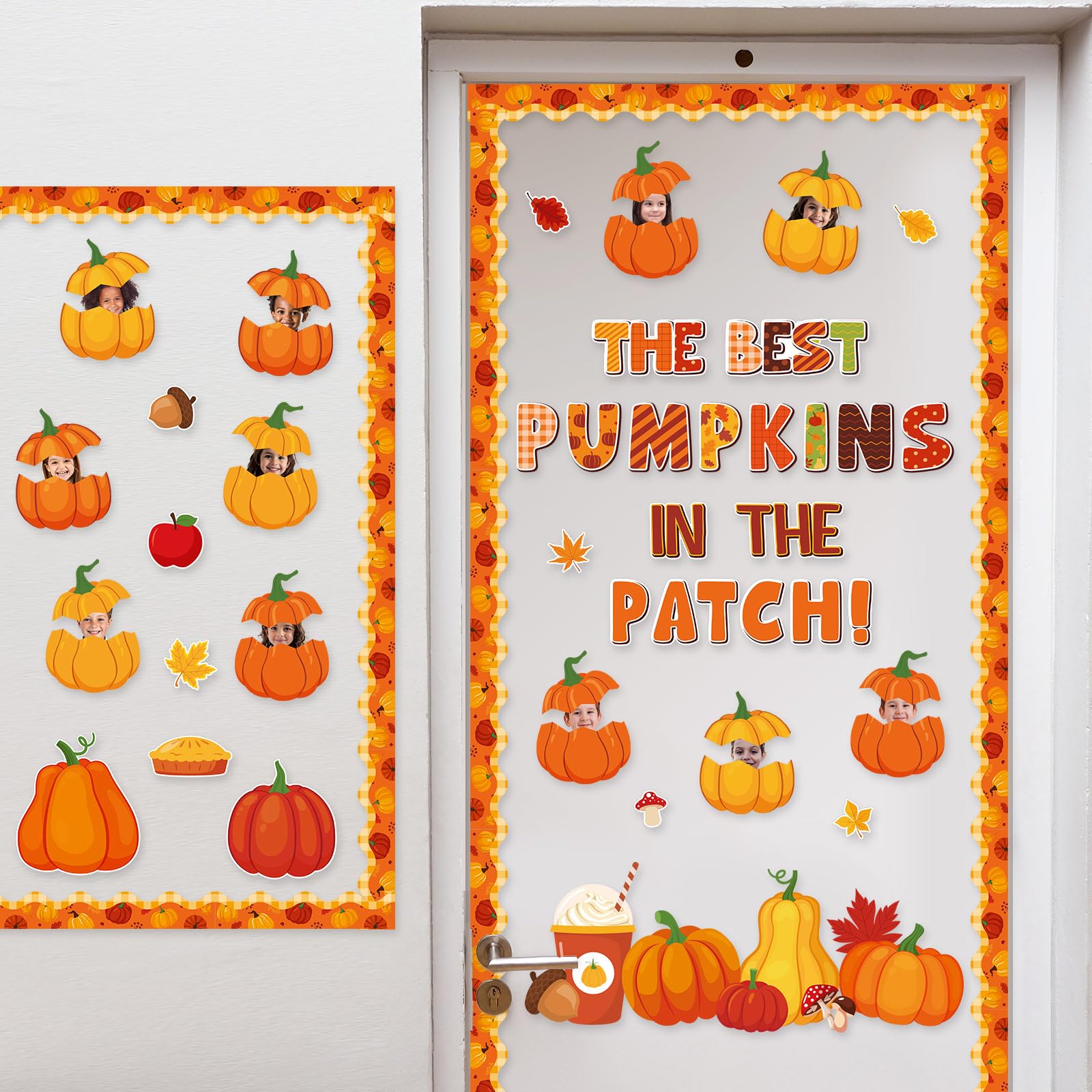 Snapklik.com : Fall Pumpkin Bulletin Board Classroom Decorations Autumn ...