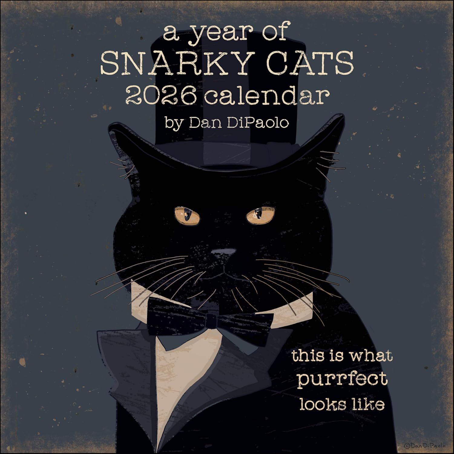 Amazon | A Year of Snarky Cats 2026 Wall Calendar | DiPaolo, Dan | Cats