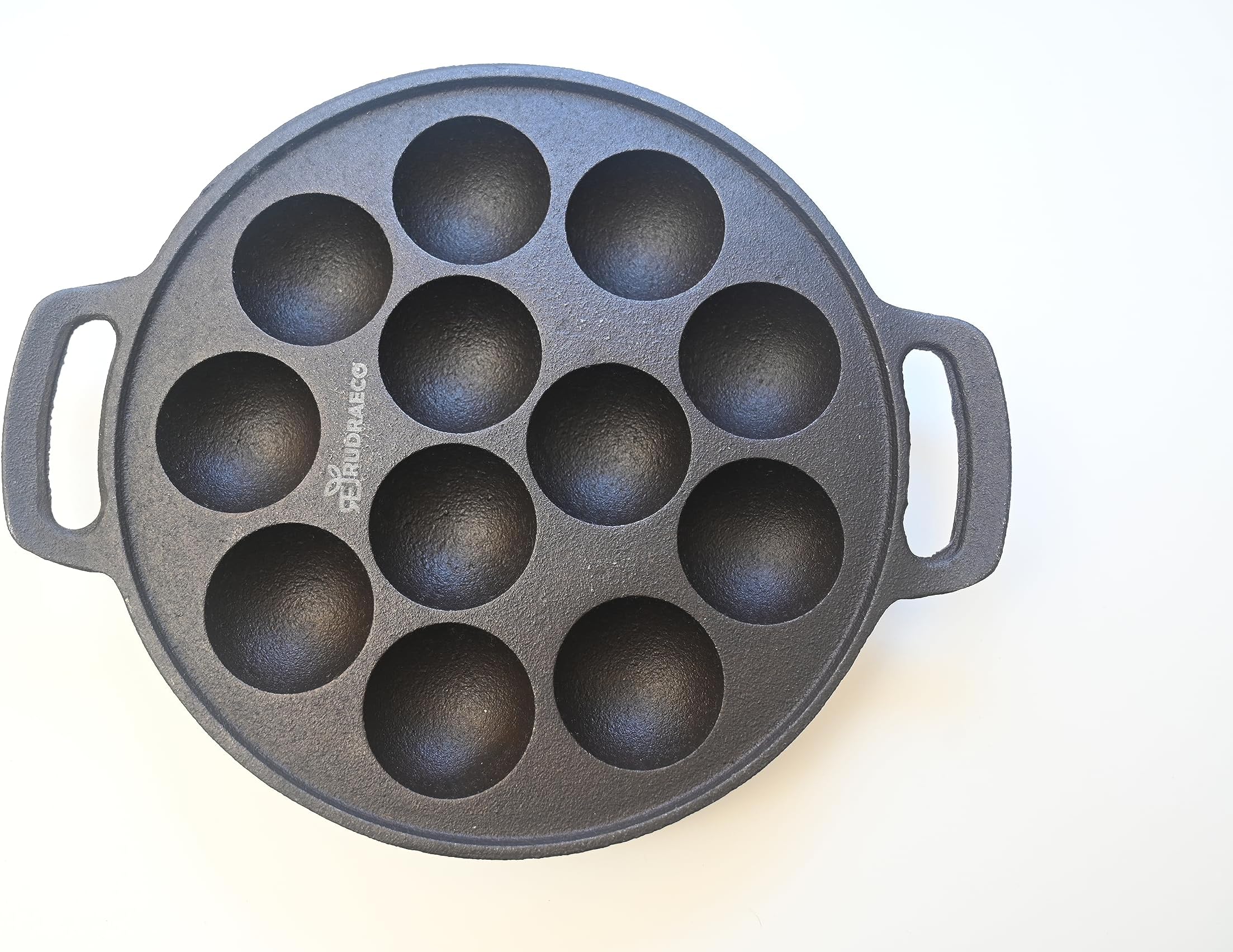 Buy DYNAMIC COOKWARES Naturally Nonstick Mini Paniyaram Pan | 8 Inch/20 ...