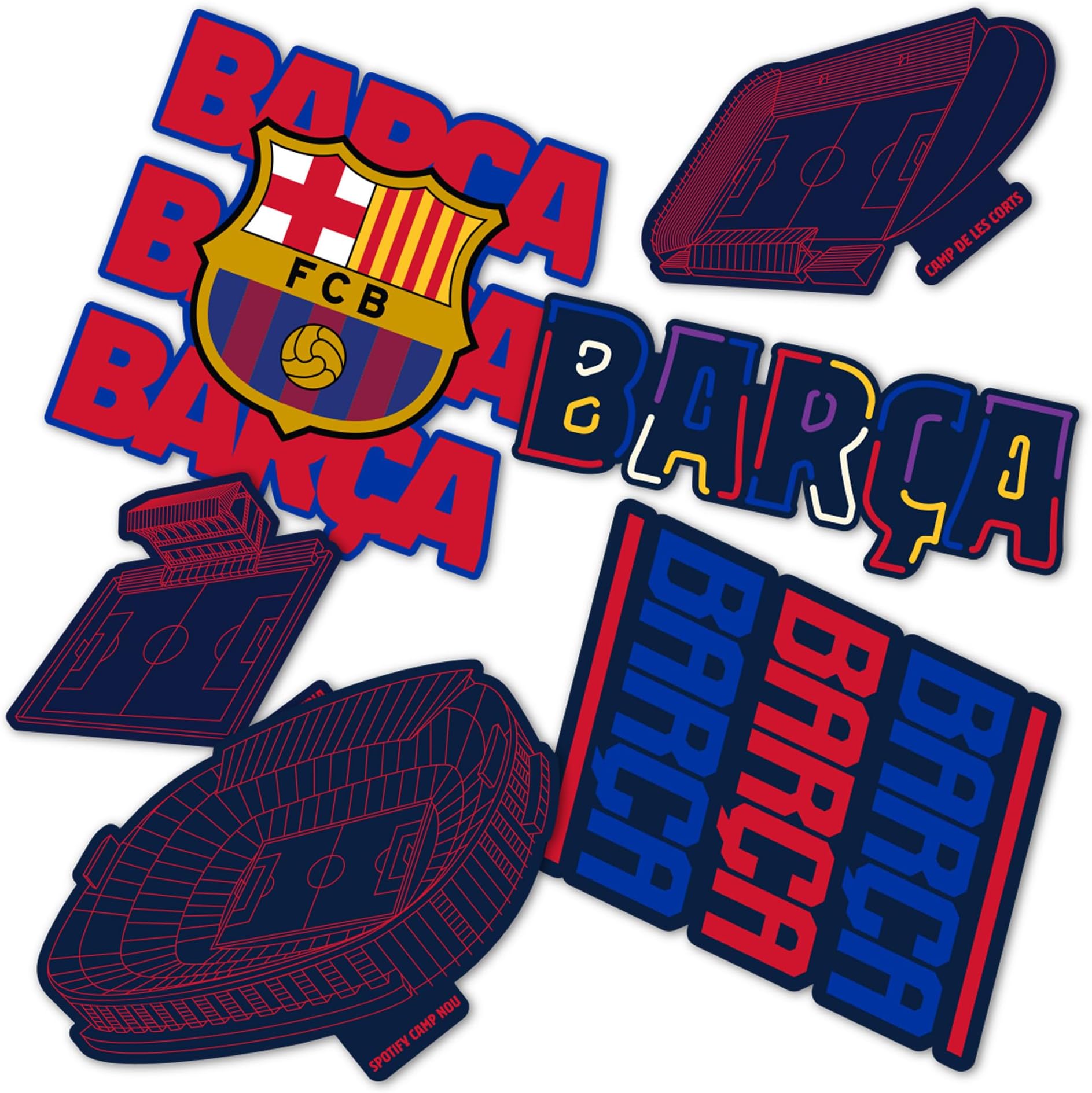 Amazon.com - Barcelona FC Spain Soccer Football - Sticker Graphic ...