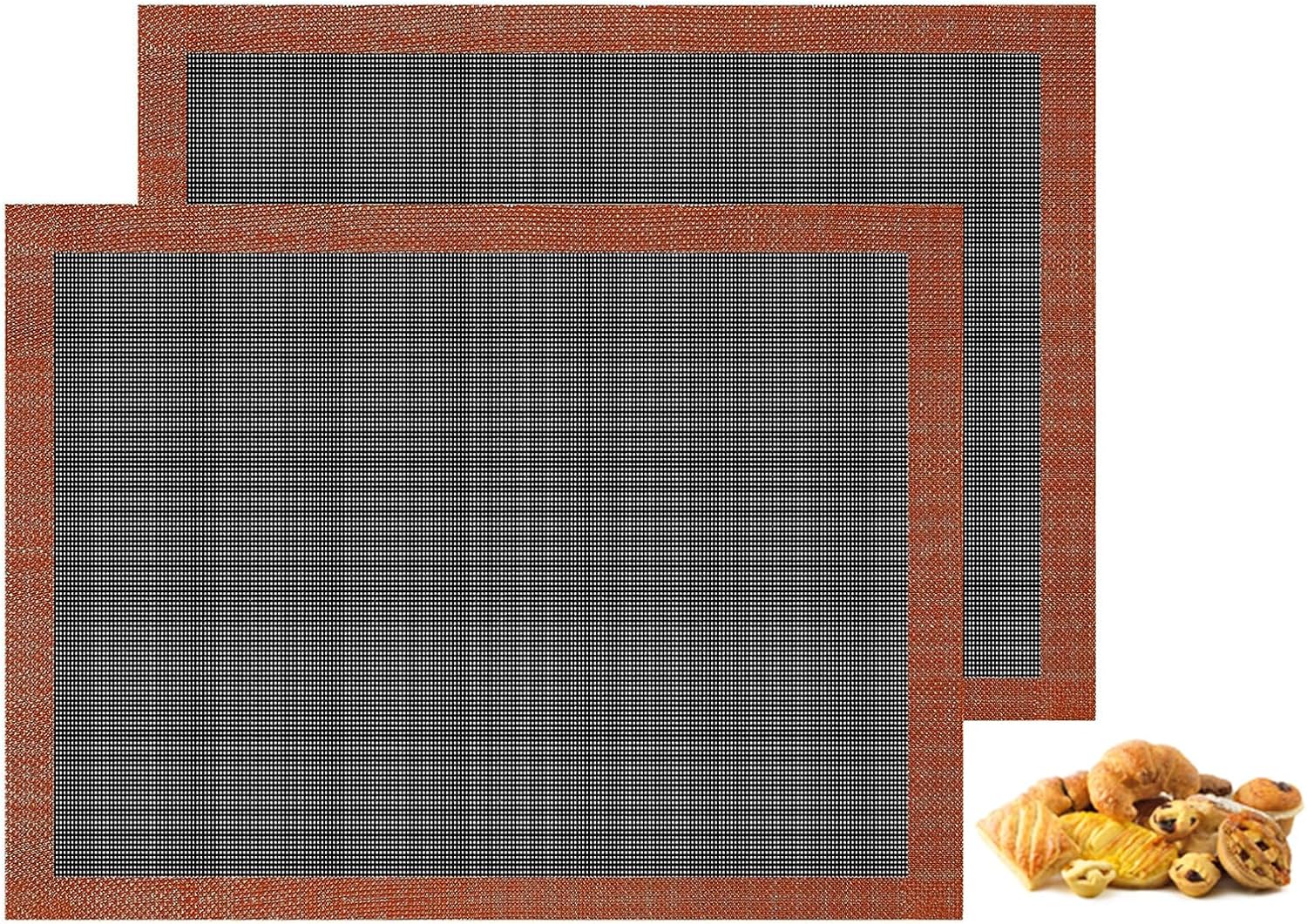 Amazon.com: Perforated Baking Mats,2 PCS Silicone baking mat,Reusable ...