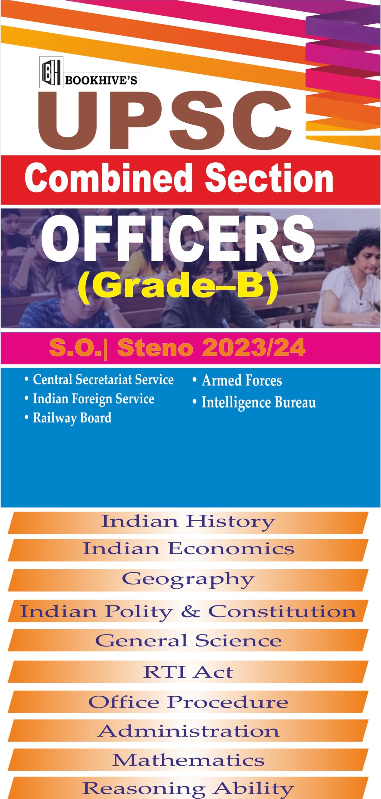 Buy UPSC Combined Section Officers (Grade B) SO/Steno 2023-2024 (Set of ...