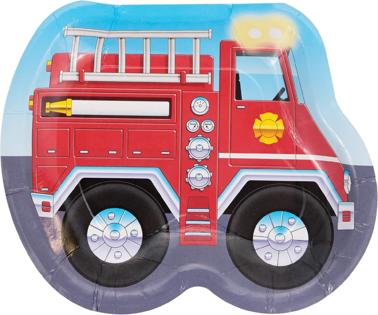 Amazon.com: Club Pack of 96 Firefighter Disposable Paper Party Dinner ...