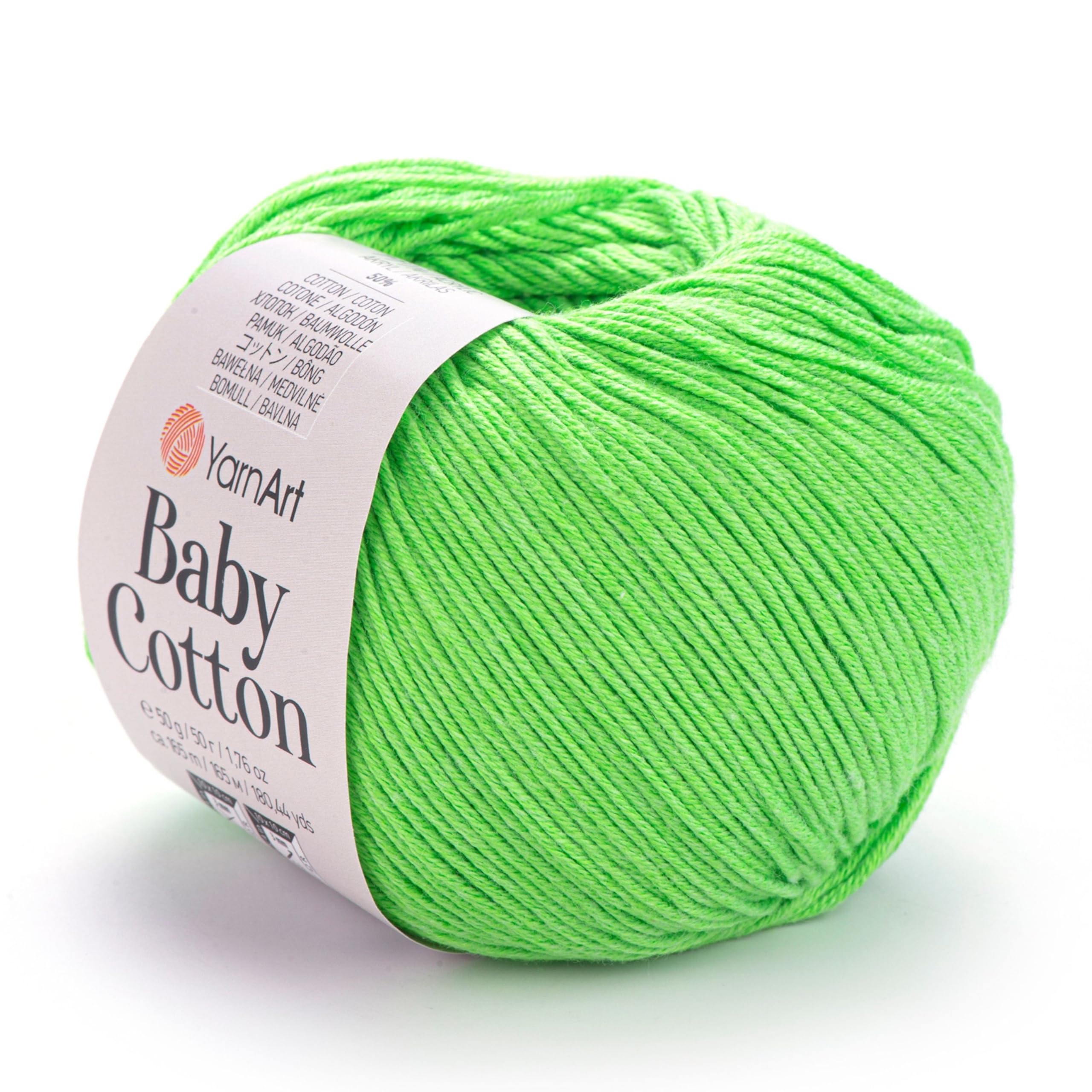 Amazon.com: YarnArt Baby Cotton Yarn Knitting Yarn Baby Yarn Summer ...