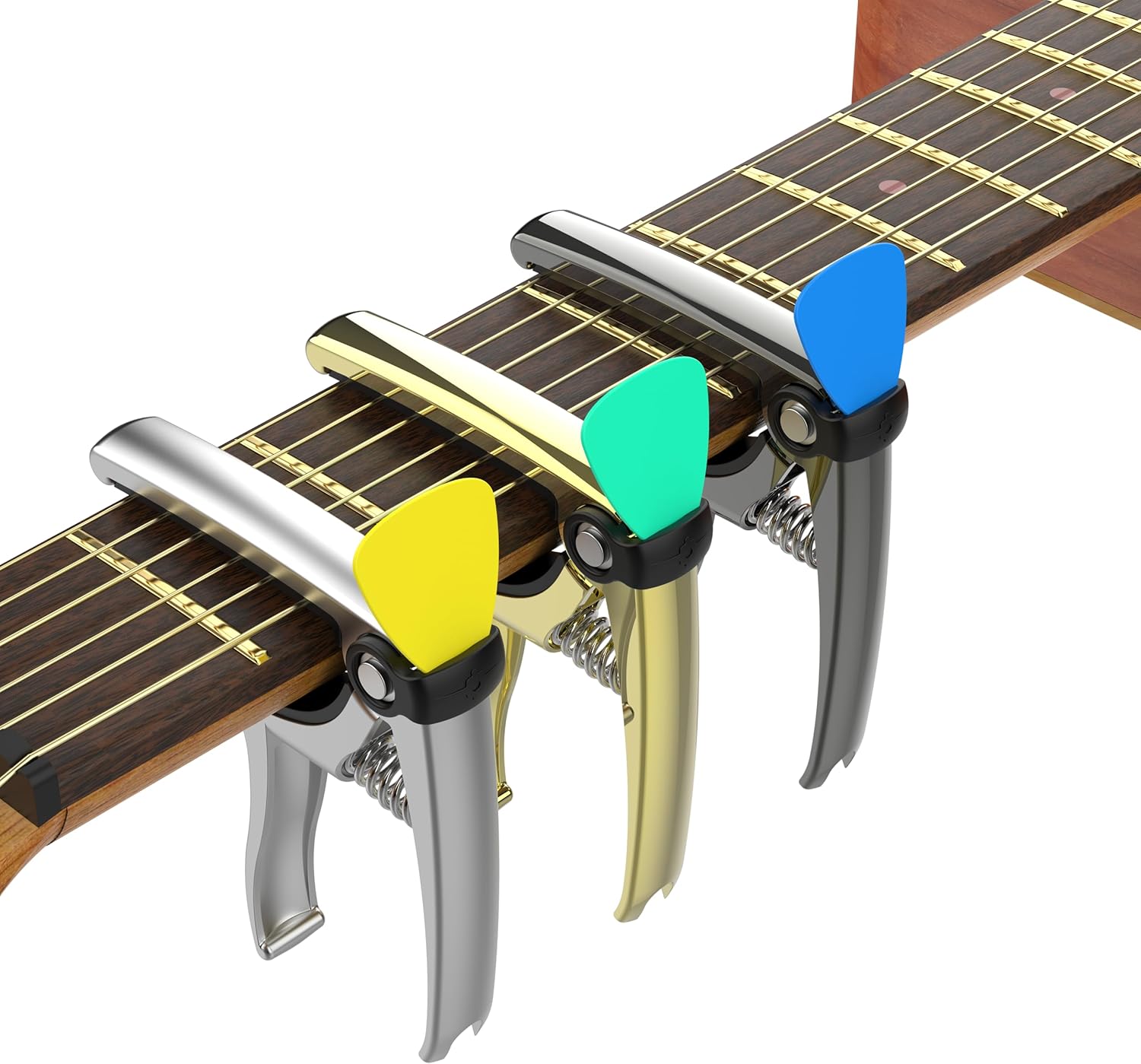 Amazon.com: 4 in1 Guitar Capo,Multifunctional Capo for Acoustic Guitar ...