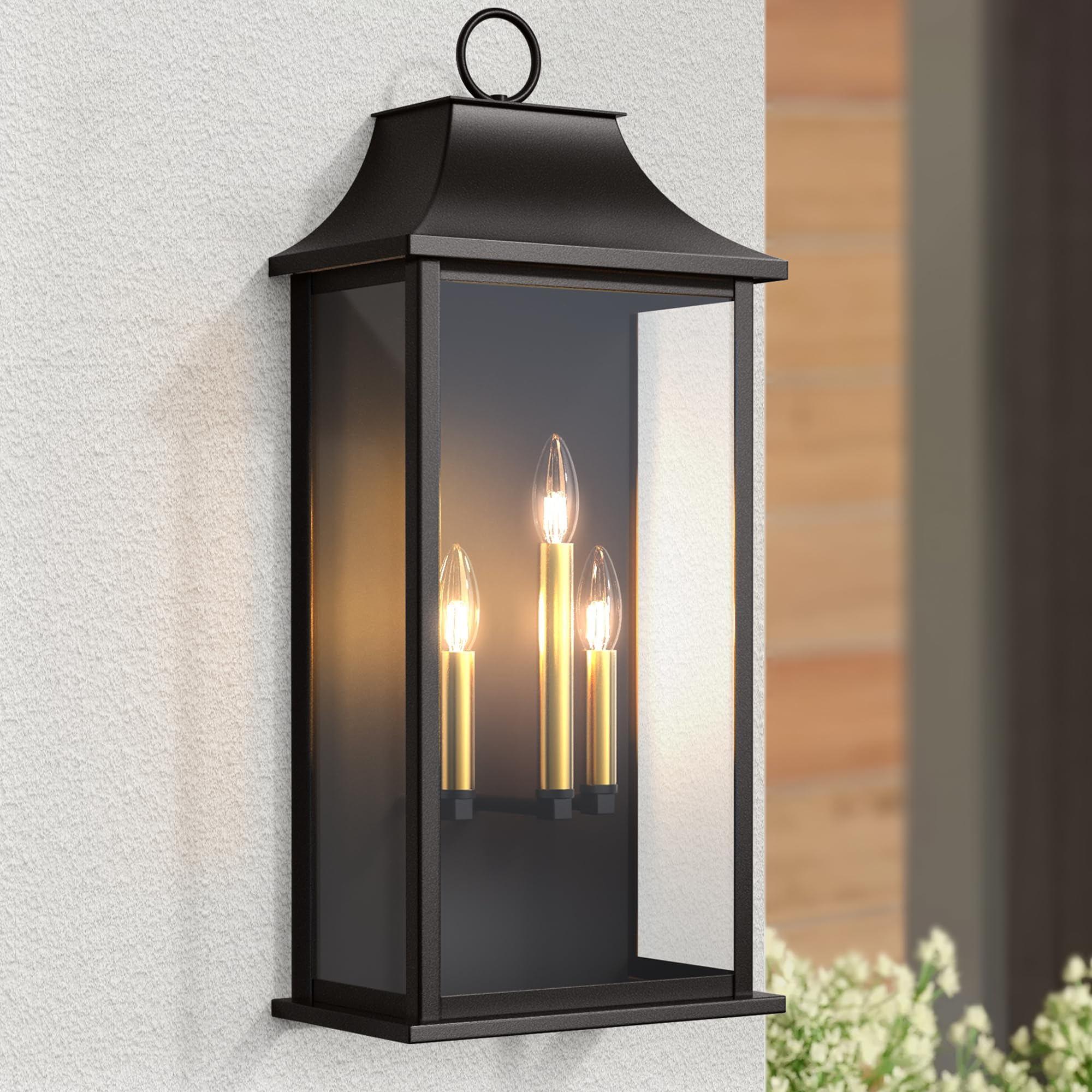 Possini Euro Design Metrix 26" High Farmhouse Rustic Modern Rectangular ...