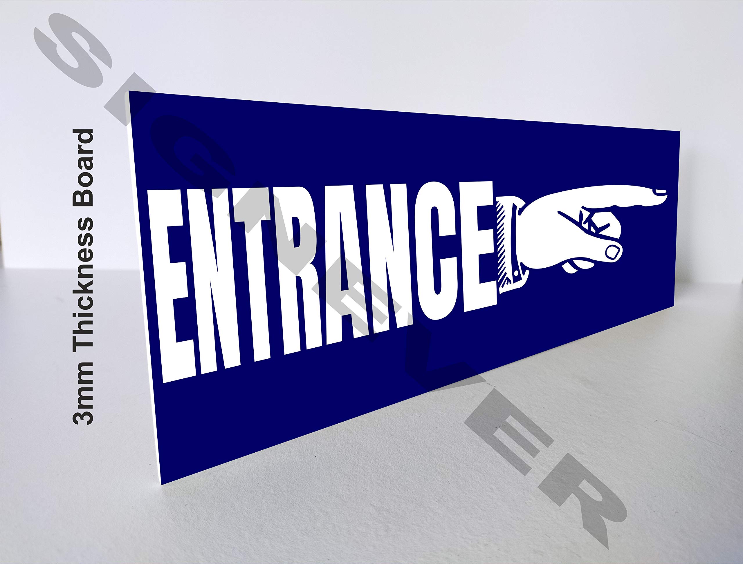Buy SIGN EVER Entrance Right Side Sign Board Bank Office Hospital ...
