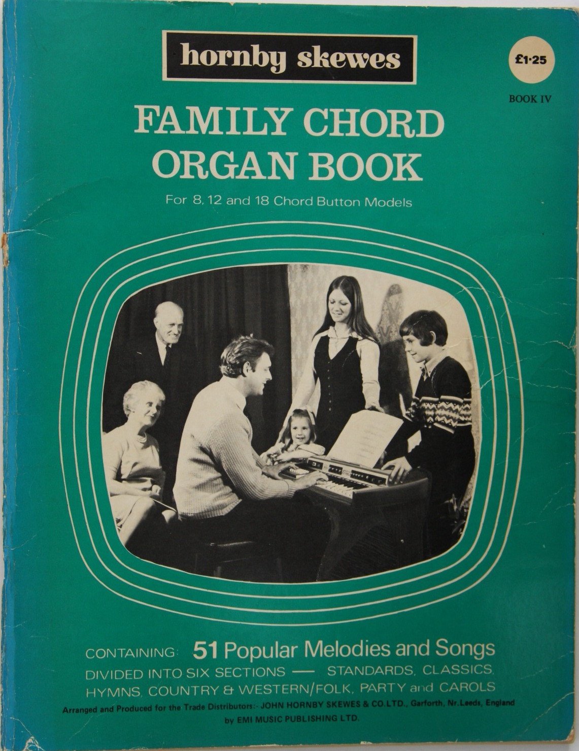 FAMILY CHORD ORGAN BOOK FOR 8, 12 AND 18 CHORD BUTTON MODELS(BOOK 4 ...