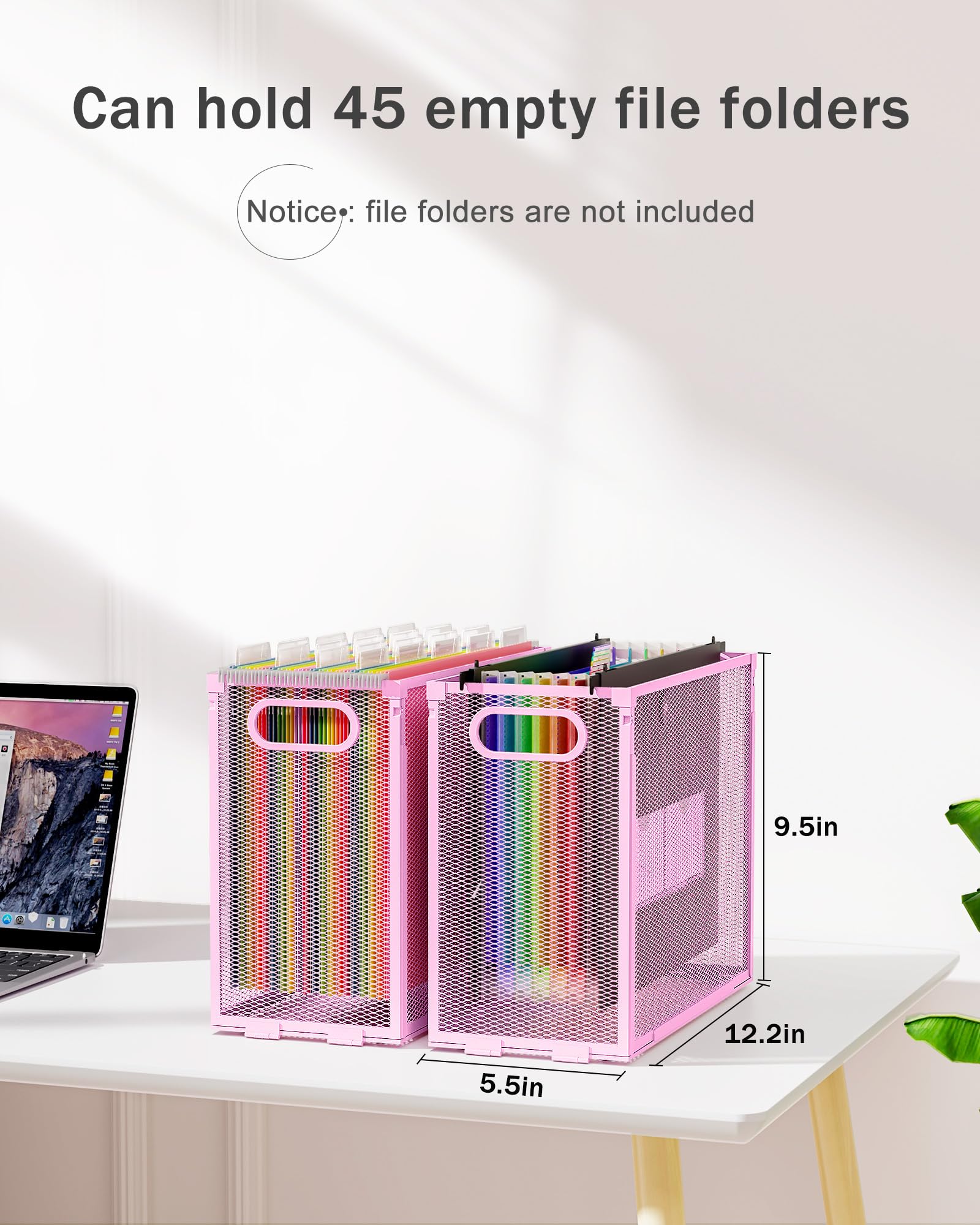 Snapklik.com : Oterri Hanging File Organizer, Metal File Organizer ...