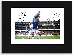 Amazon.com: RICHARLISON & DOMINIC CALVERT - LEWIN Signed 8x6 Inch ...